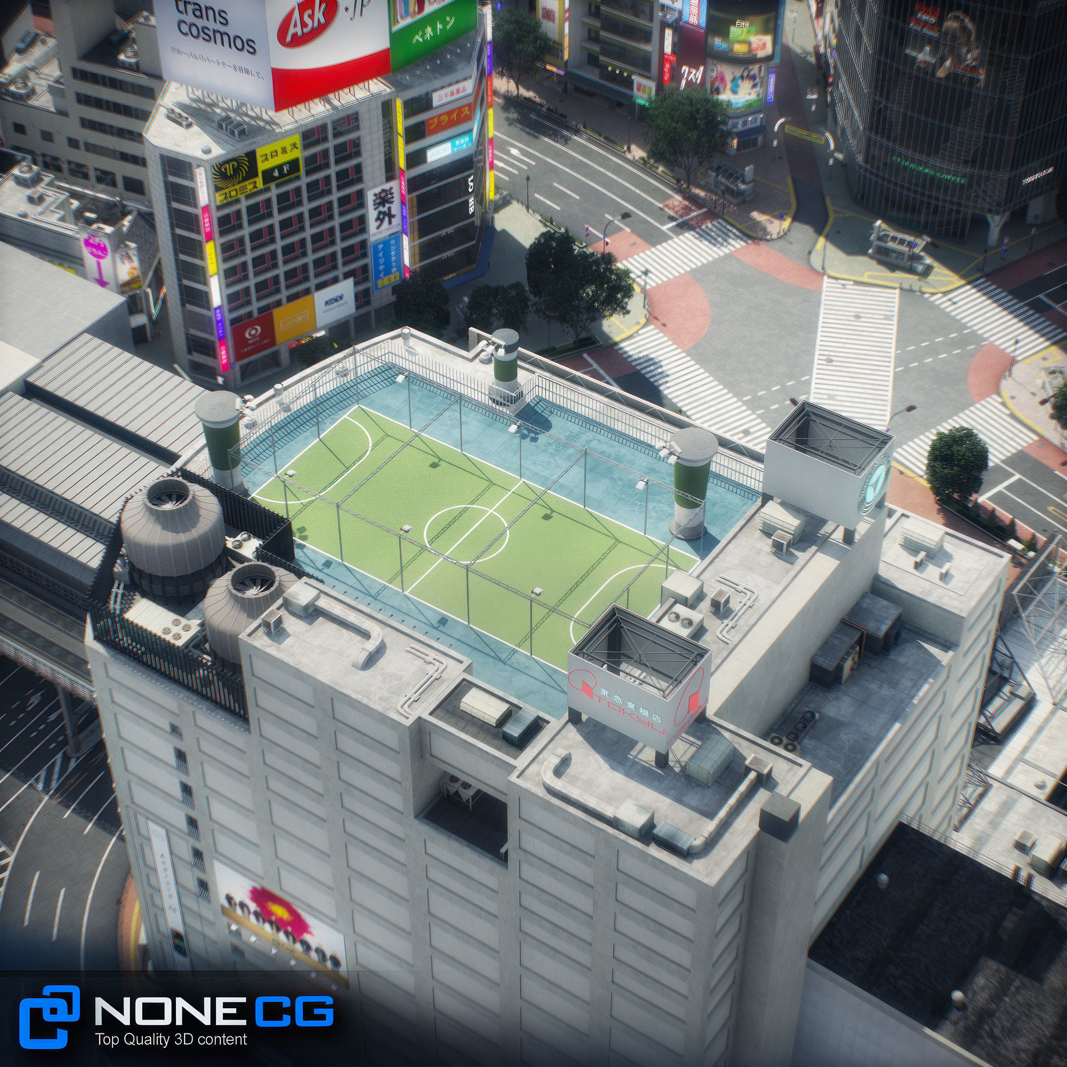 Tokyo Shibuya 3D model animated | CGTrader