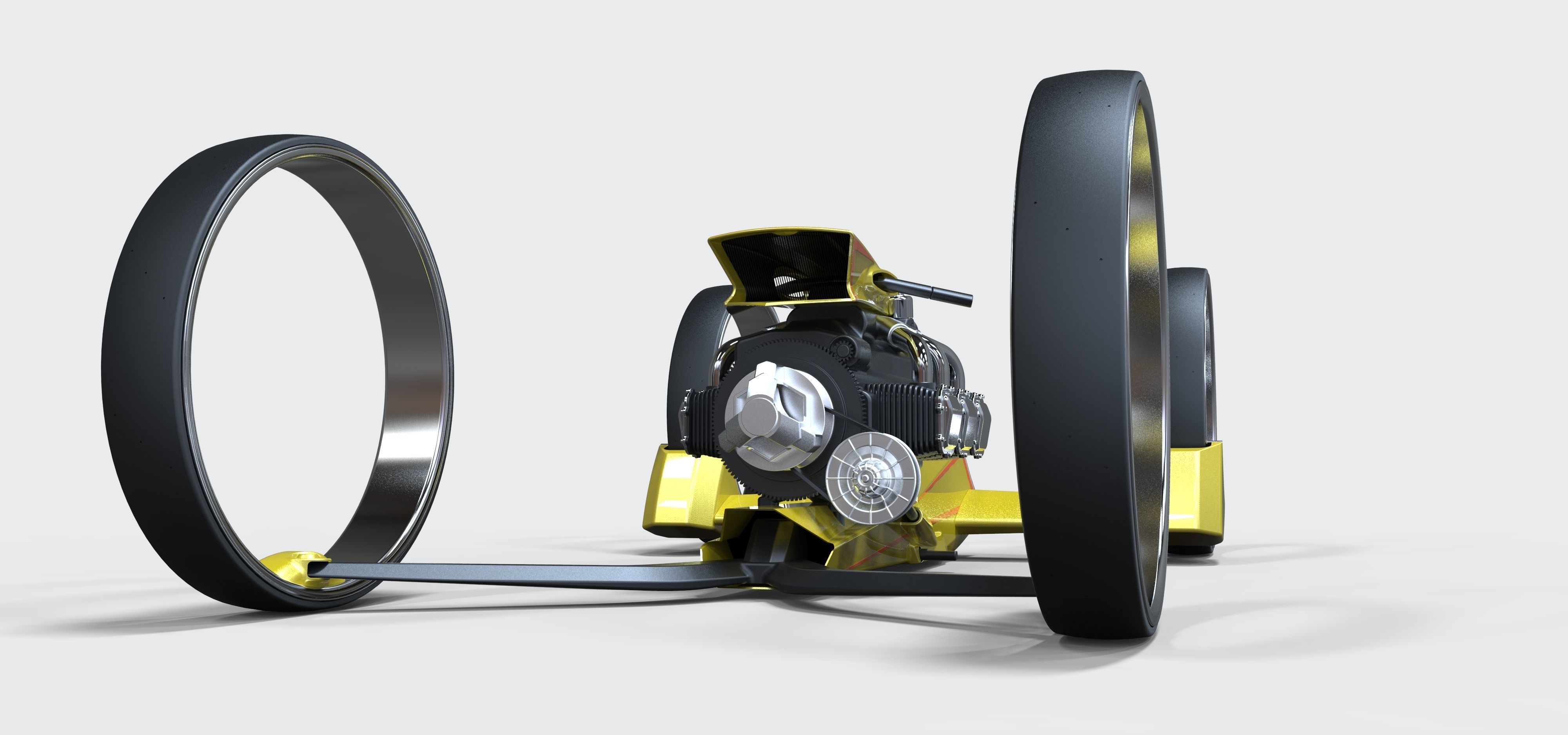 Quad bike concept 3D model | CGTrader