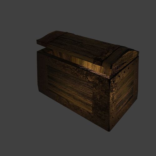 3D model Game asset chest VR / AR / low-poly | CGTrader