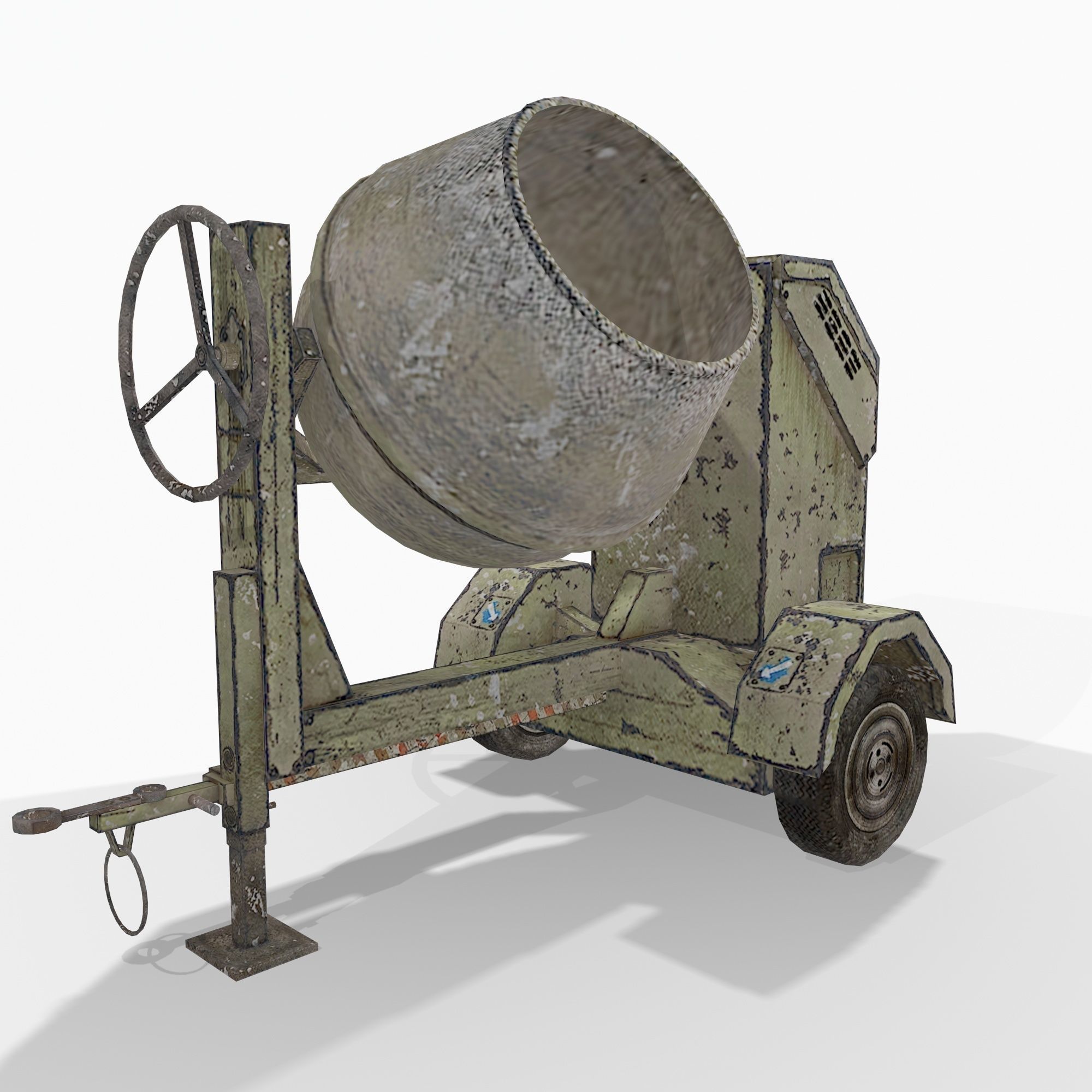 3D model Cement Mixer VR / AR / low-poly | CGTrader