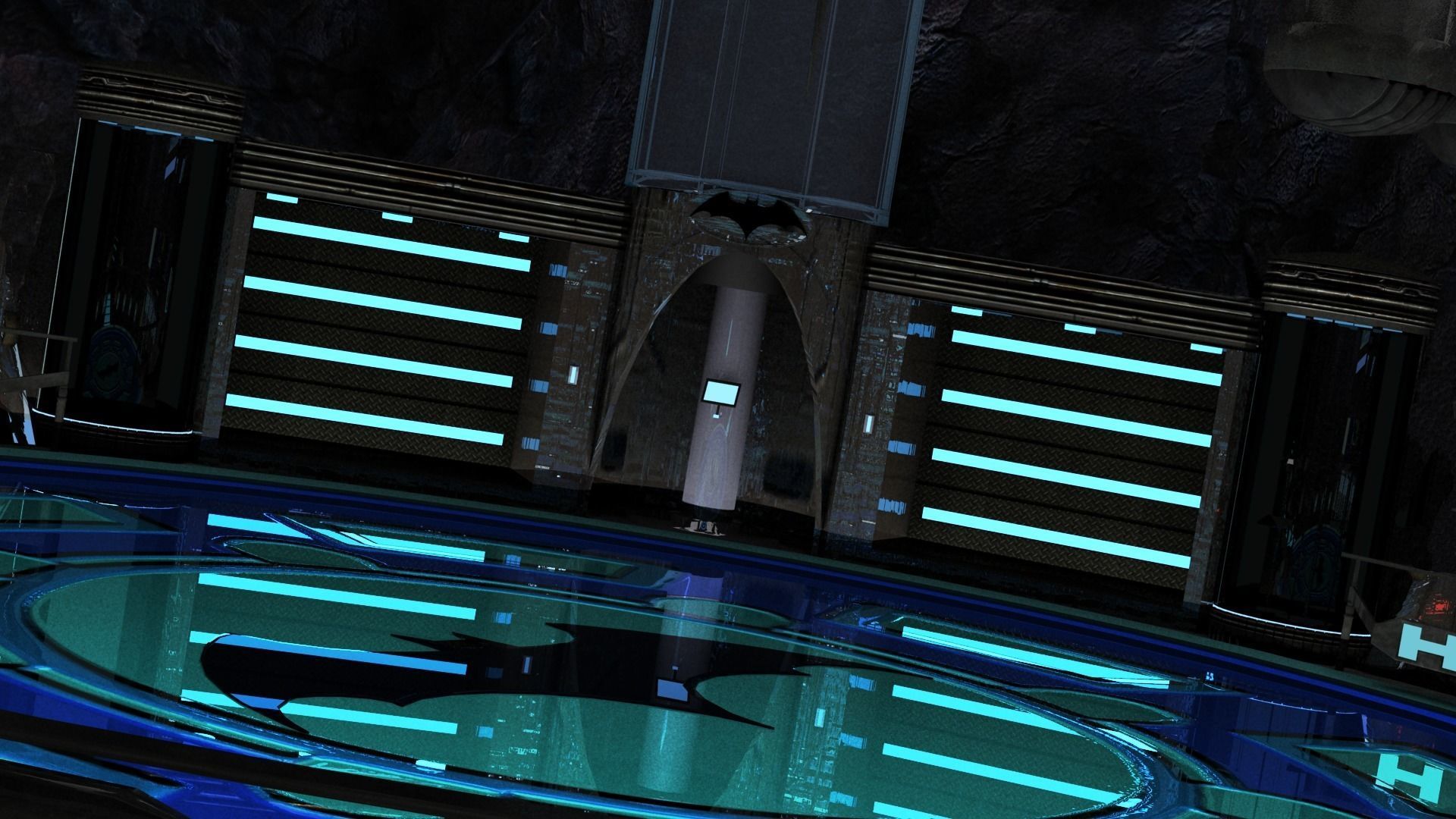 The Batcave Superhero Lair 3D model | CGTrader