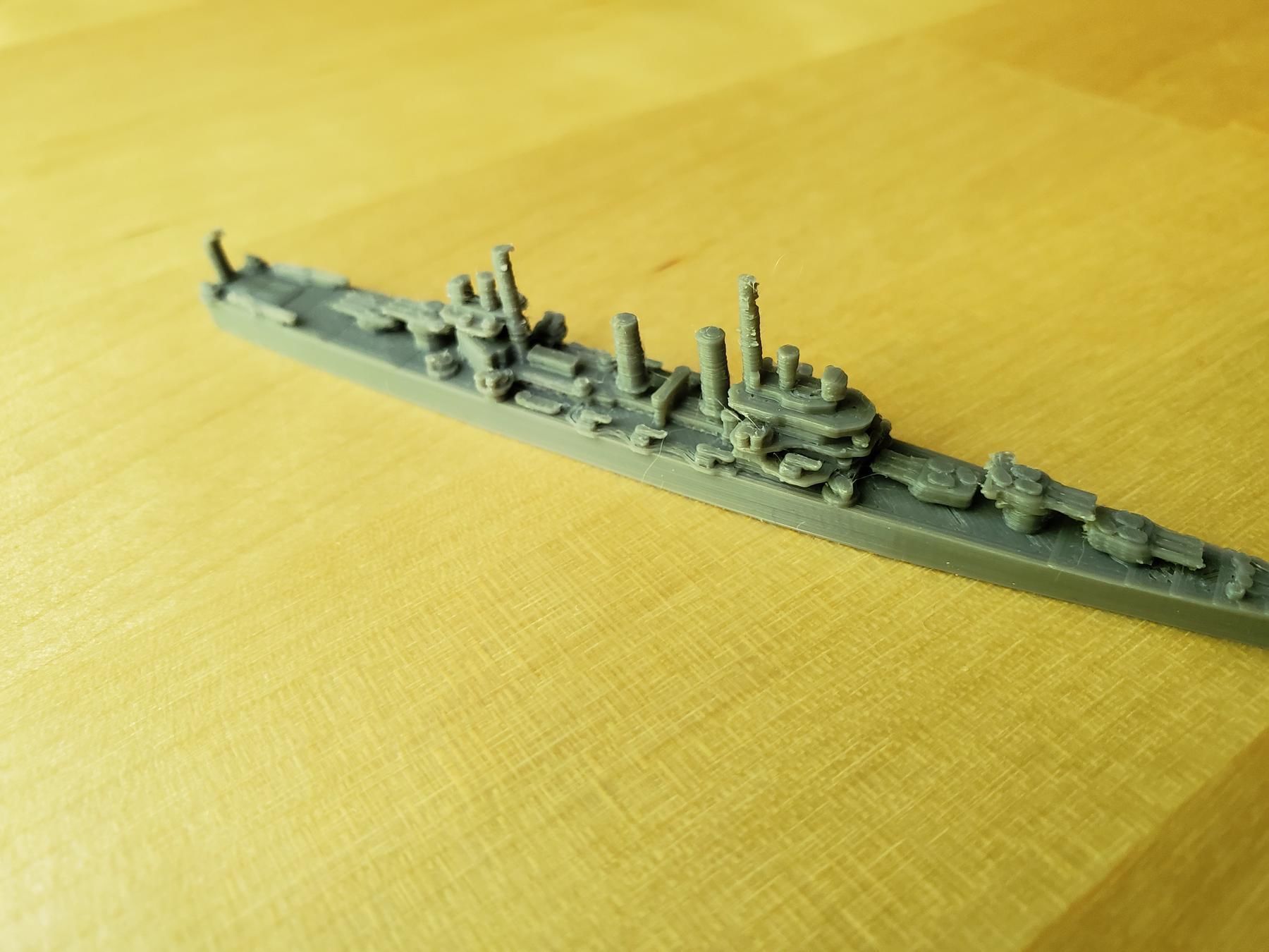 US Brooklyn Class Cruiser Warship 3D model 3D printable | CGTrader