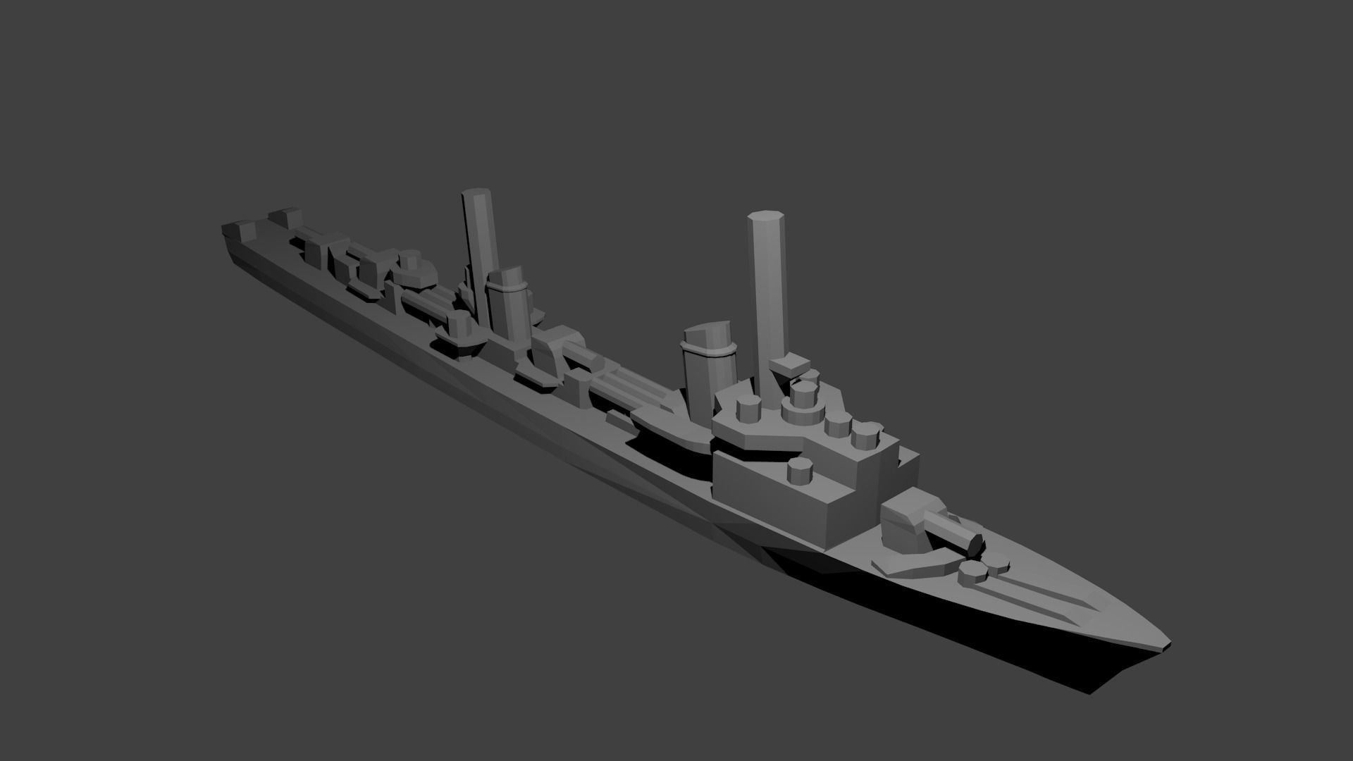 German Miniature WWII Warship Collection 3D model 3D printable | CGTrader