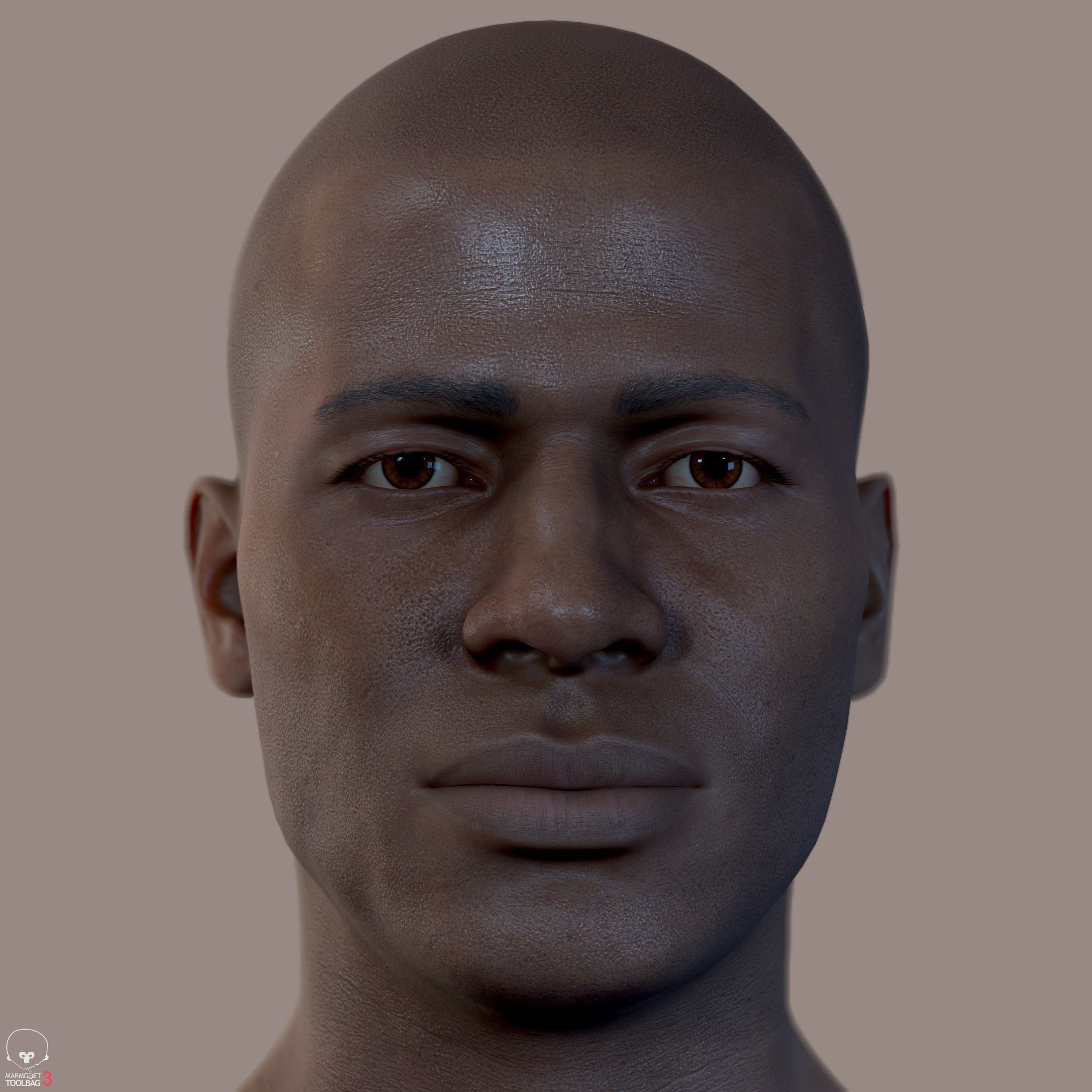 3D model Average Black Male Body VR / AR / low-poly | CGTrader