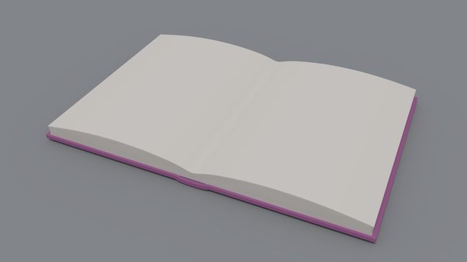Book 3D Model 3D model rigged | CGTrader