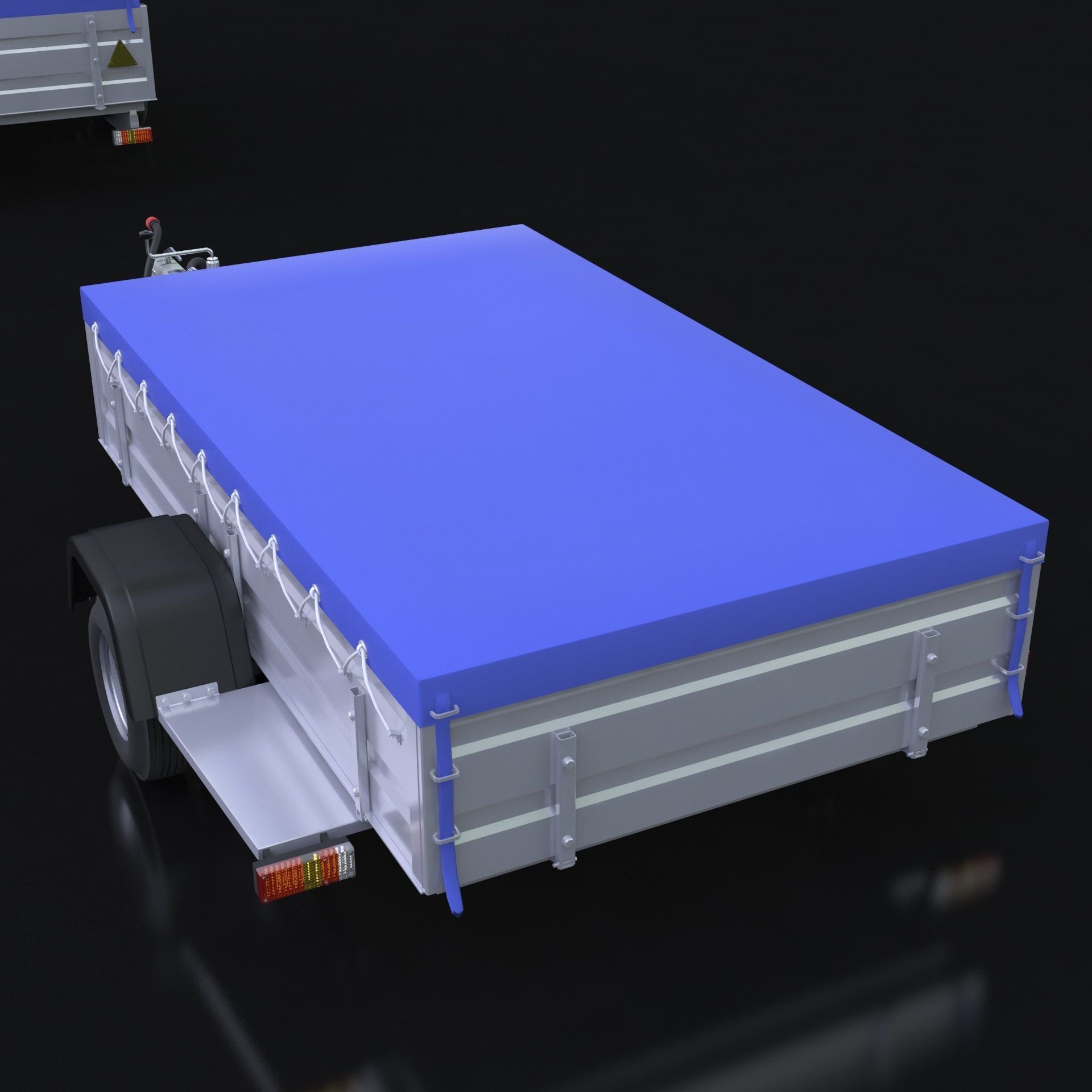 trailers 3D model | CGTrader