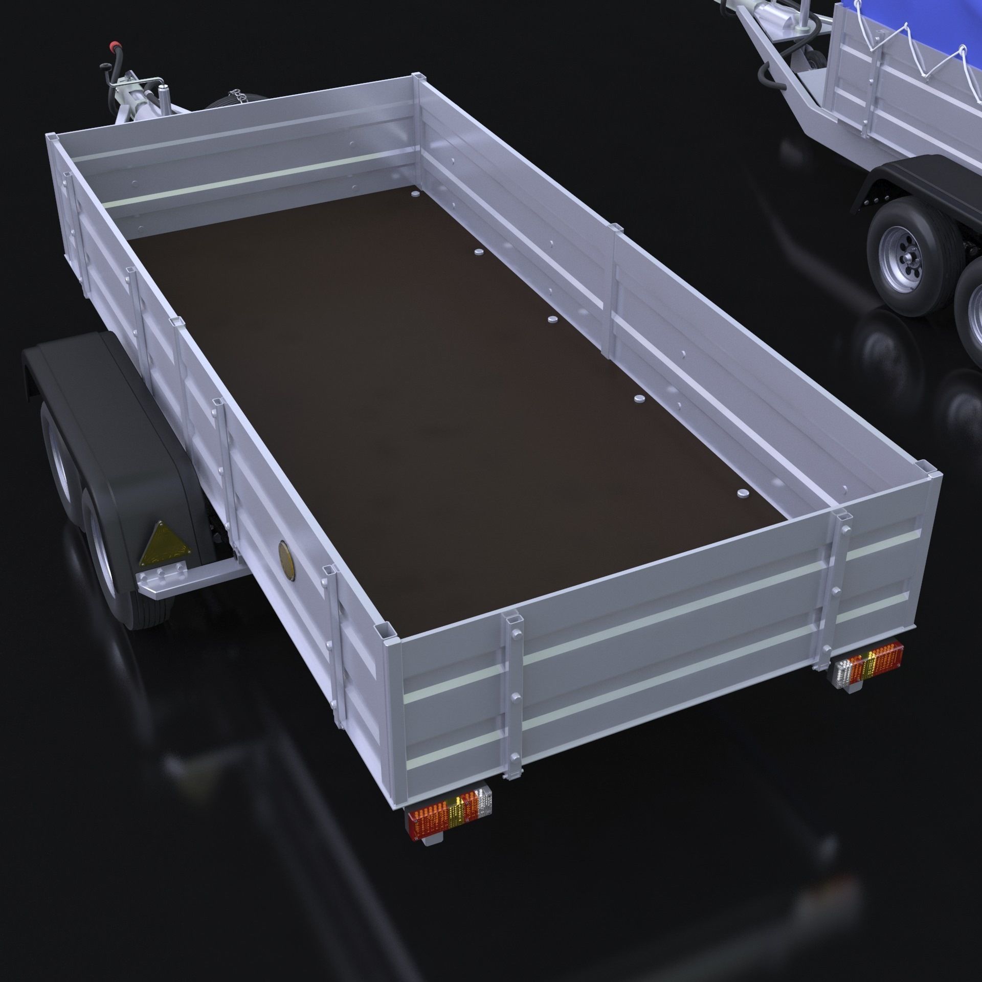 trailers 3D model | CGTrader