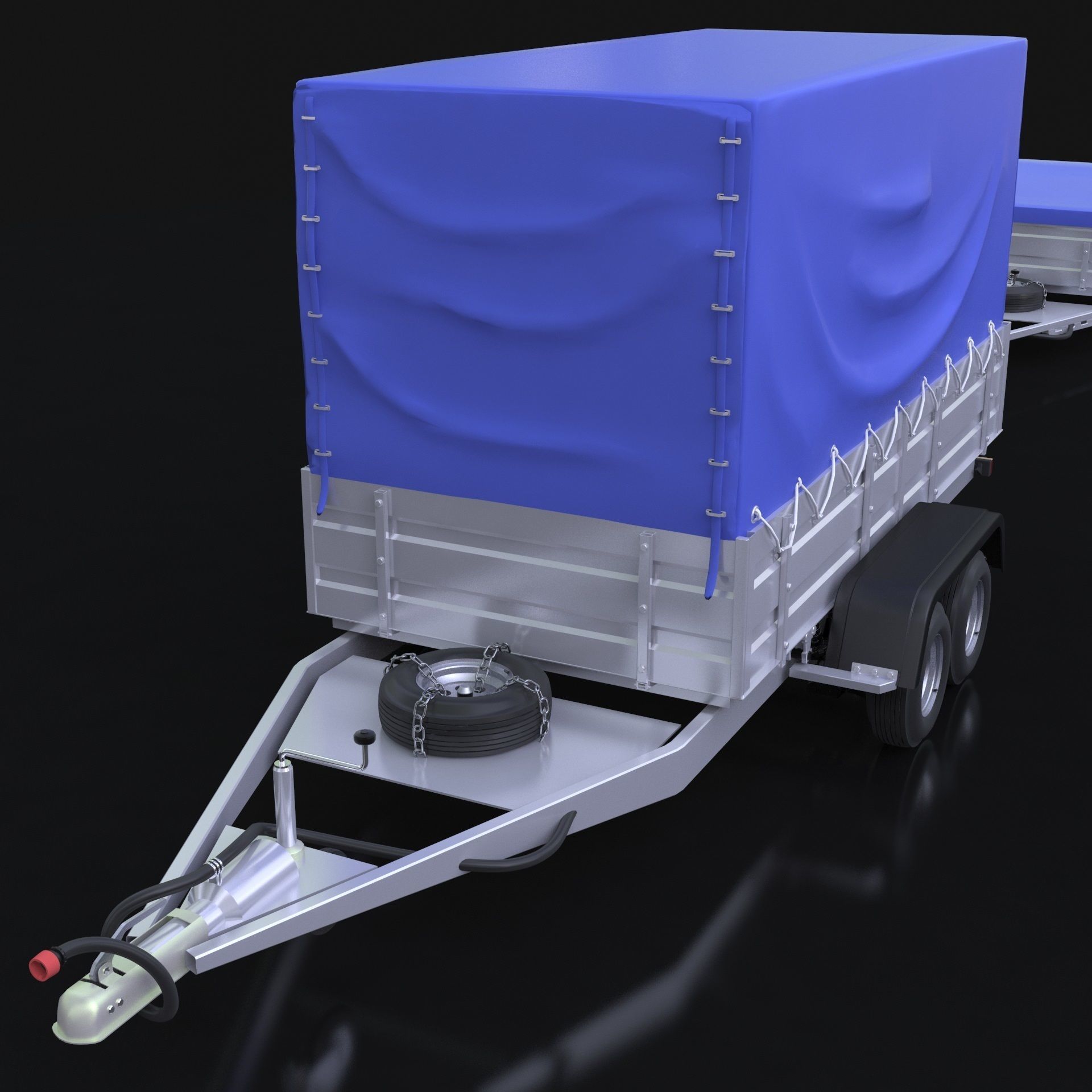 trailers 3D model | CGTrader