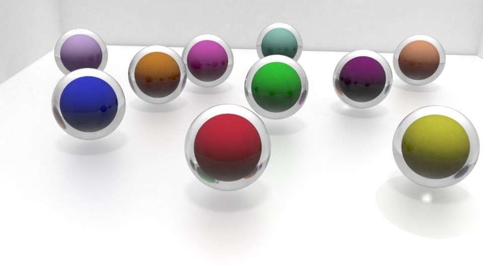 Glassball free 3D model | CGTrader