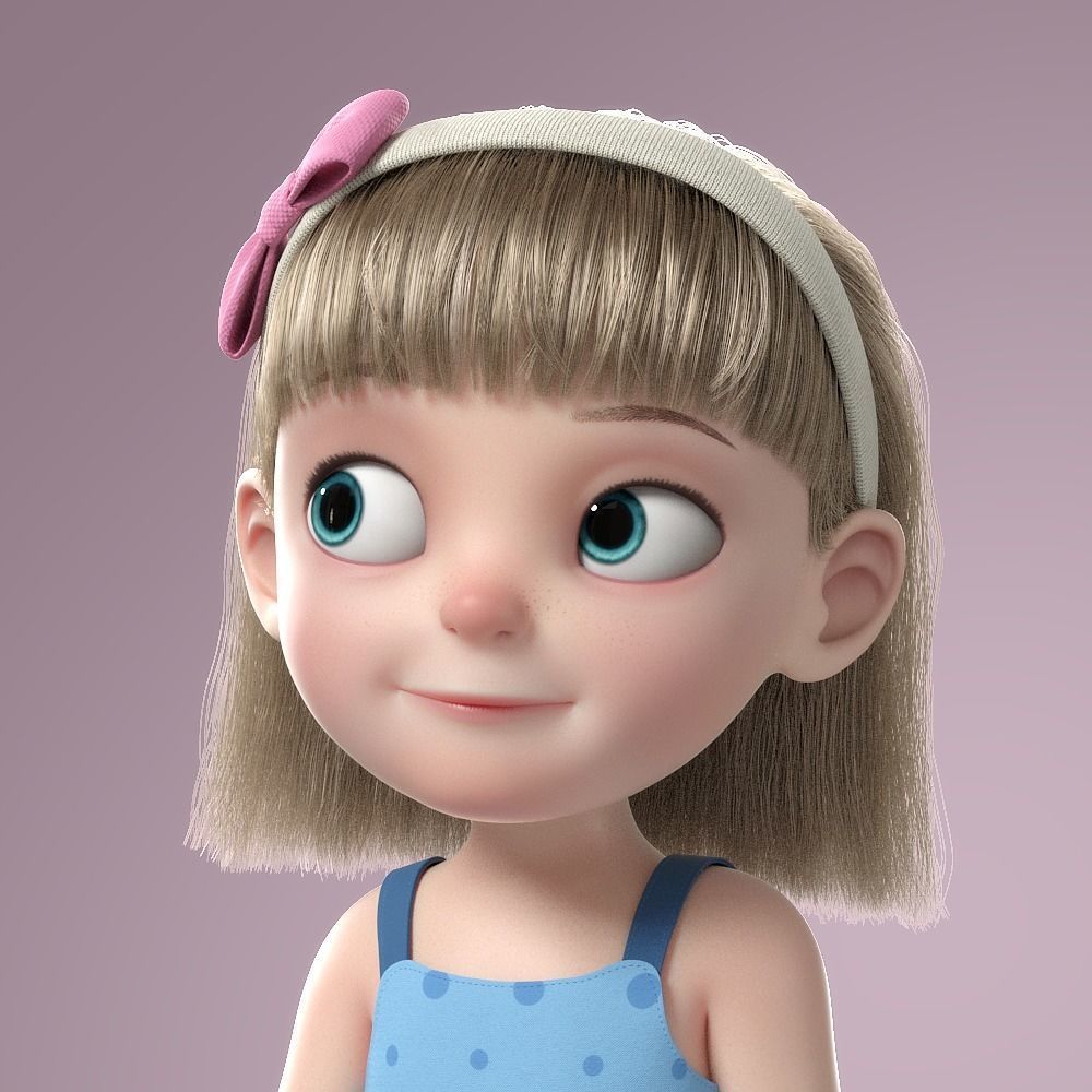 Cartoon Family Rigged V5 3D model rigged | CGTrader