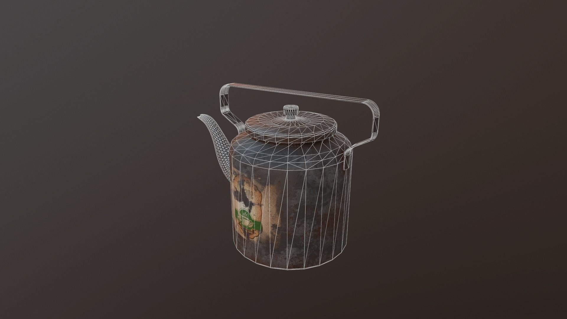 3D model OLD TEAPOT VR / AR / low-poly | CGTrader