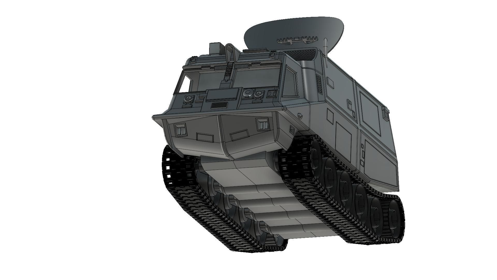 SHADO Mobile Control Vehicle from tv series UFO 3D model 3D printable ...
