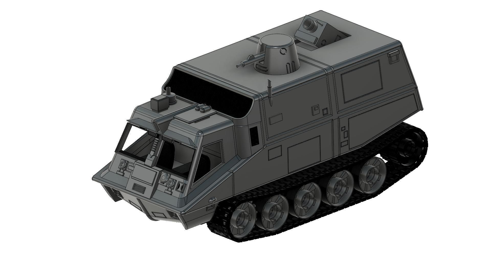 SHADO Mobile Control Vehicle from tv series UFO 3D model 3D printable ...