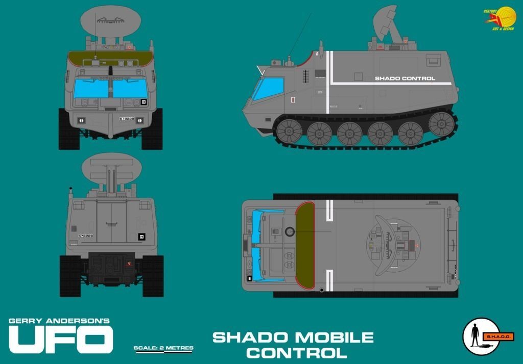 SHADO Mobile Control Vehicle from tv series UFO 3D model 3D printable ...