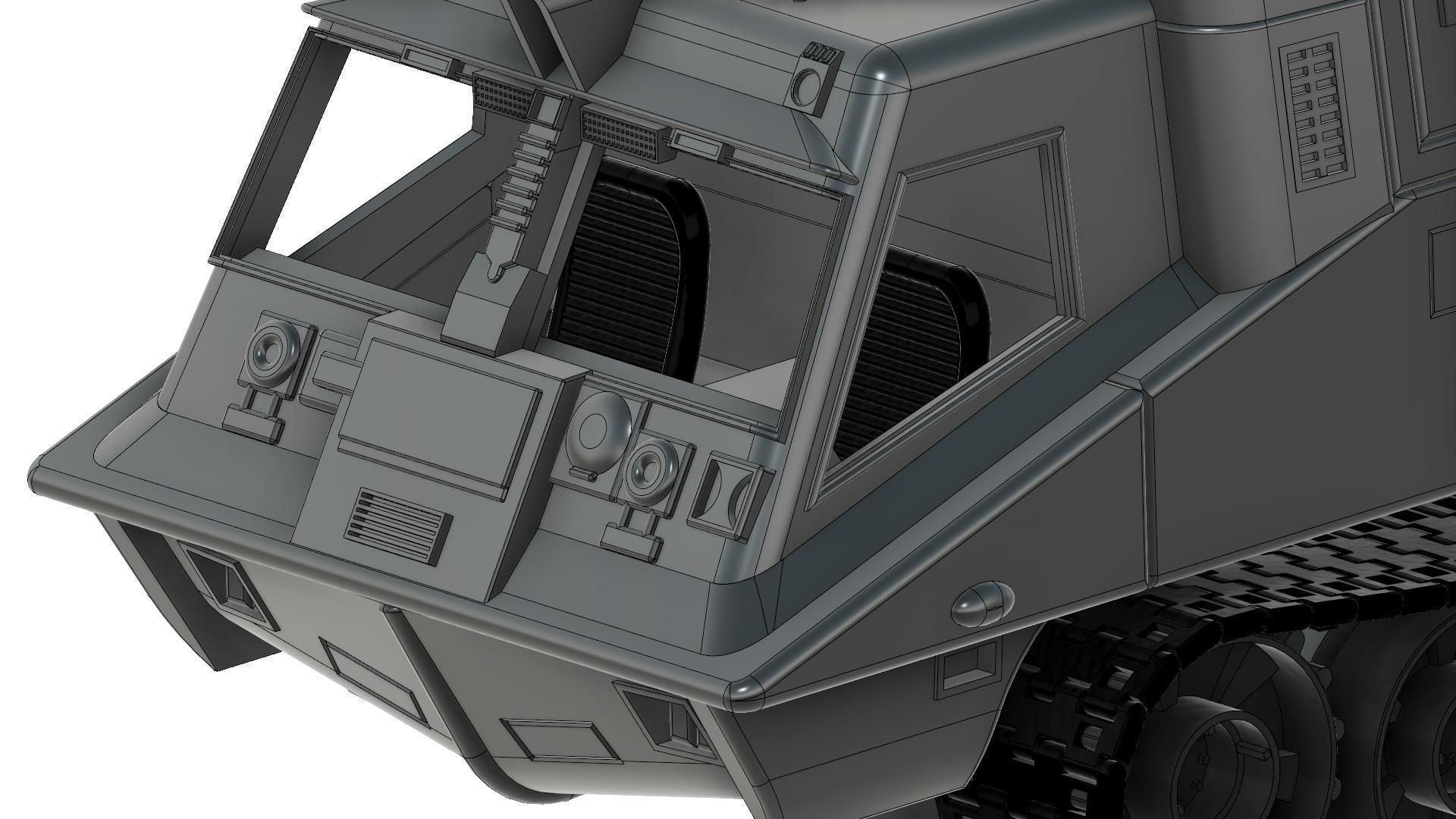 SHADO Mobile Control Vehicle from tv series UFO 3D model 3D printable ...