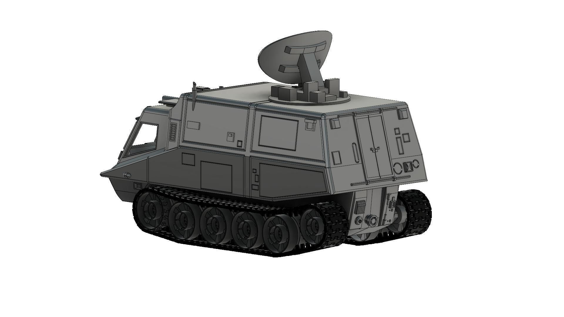 SHADO Mobile Control Vehicle from tv series UFO 3D model 3D printable ...