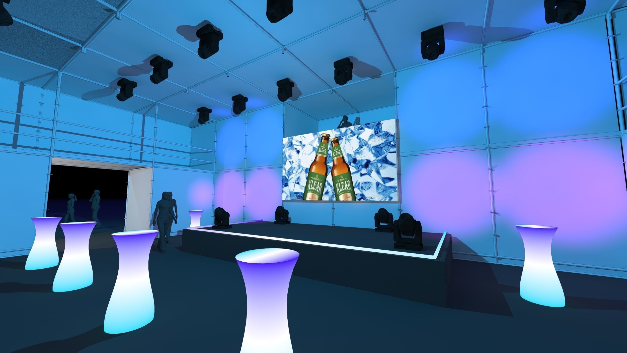 Festival Company Booth Design 3D model | CGTrader