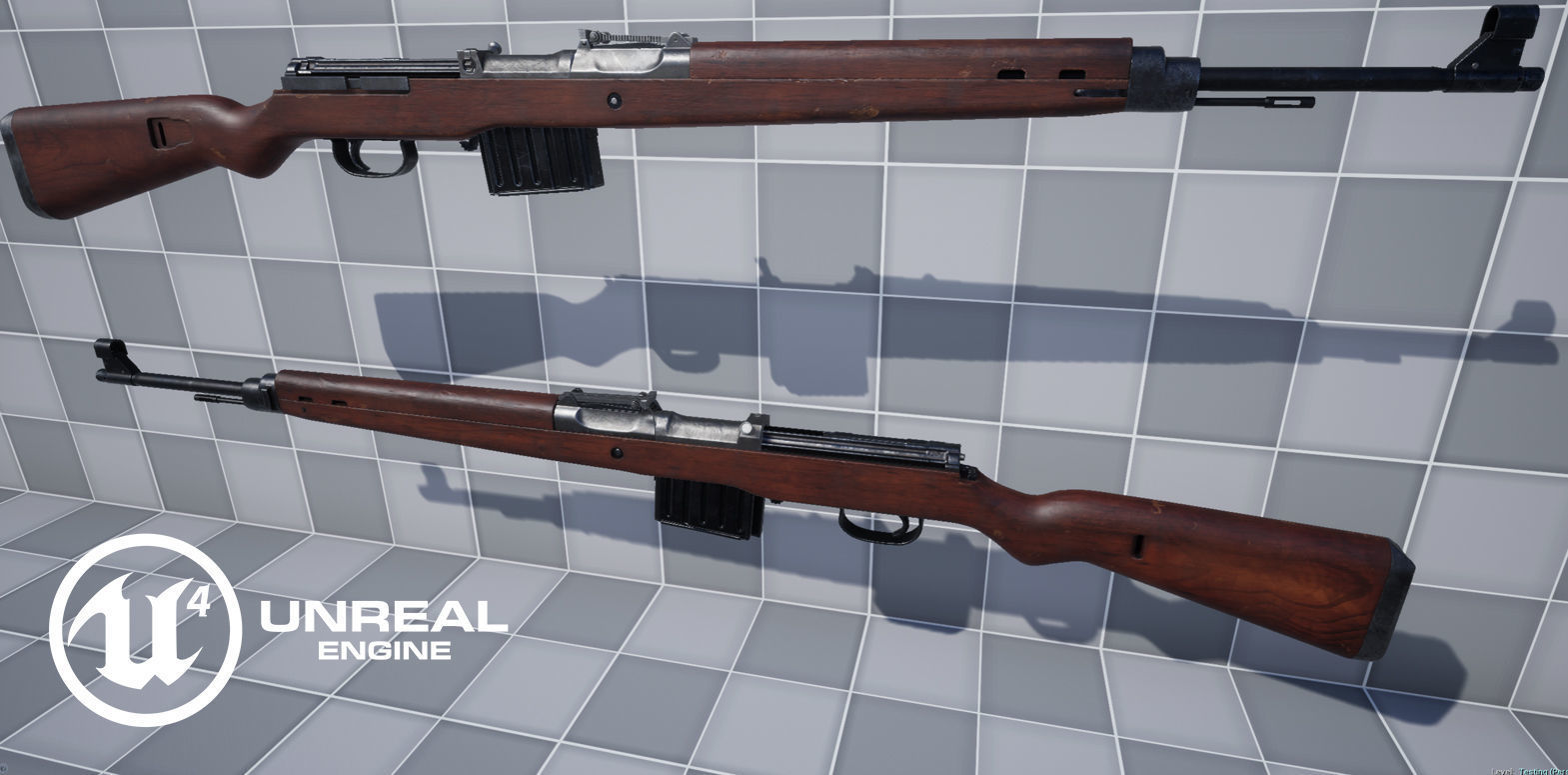 3D model Gewehr 43 Rifle VR / AR / low-poly | CGTrader