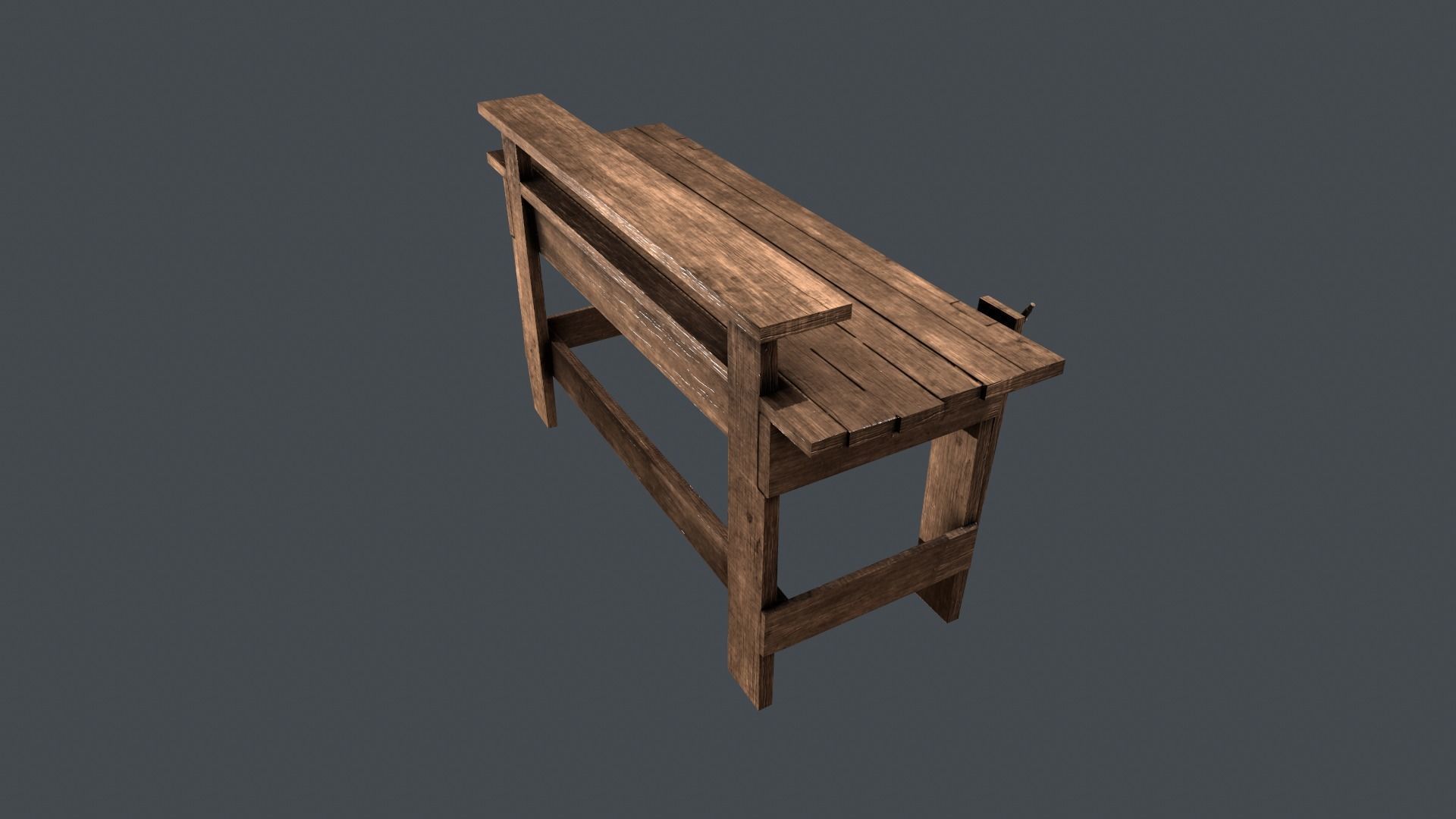 3D model LowPoly WorkBench VR / AR / low-poly | CGTrader