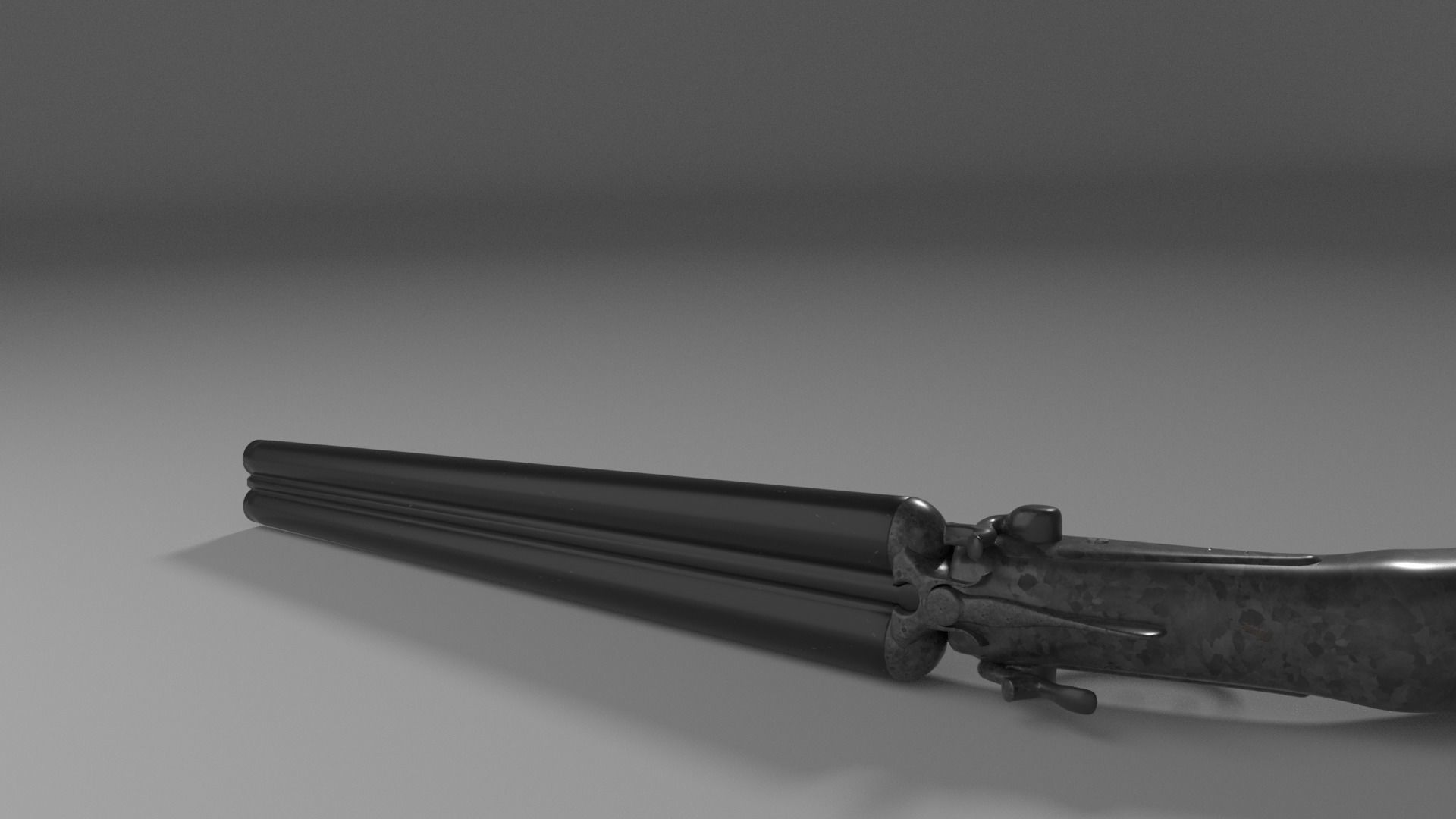 3D model Double Shotgun VR / AR / low-poly | CGTrader