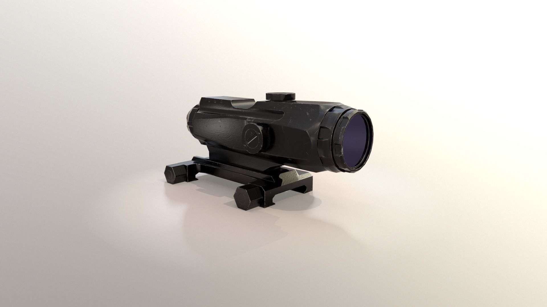 3D model Leupold Mark4 Hamr Scope VR / AR / low-poly | CGTrader