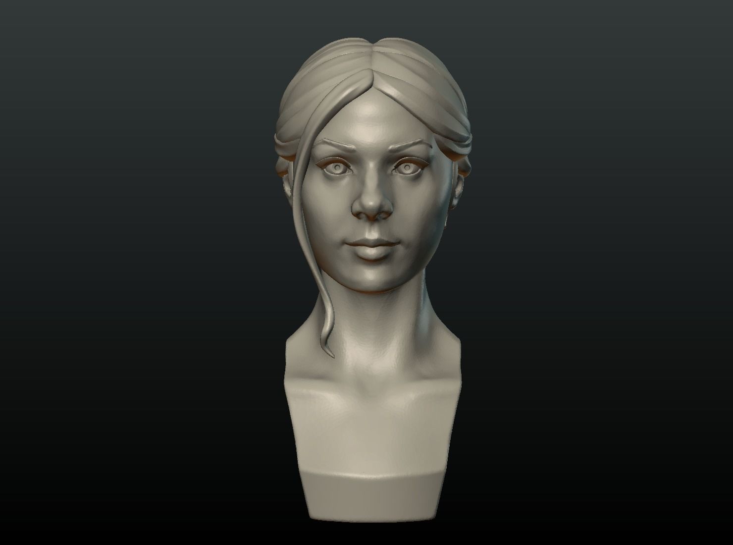 Girl Head I 3D model 3D printable | CGTrader