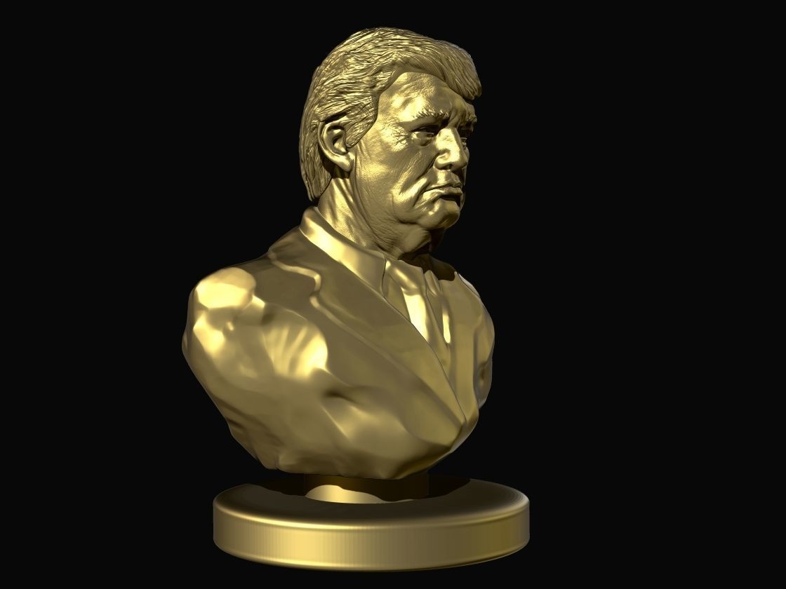 Donald Trump 3D model 3D printable | CGTrader