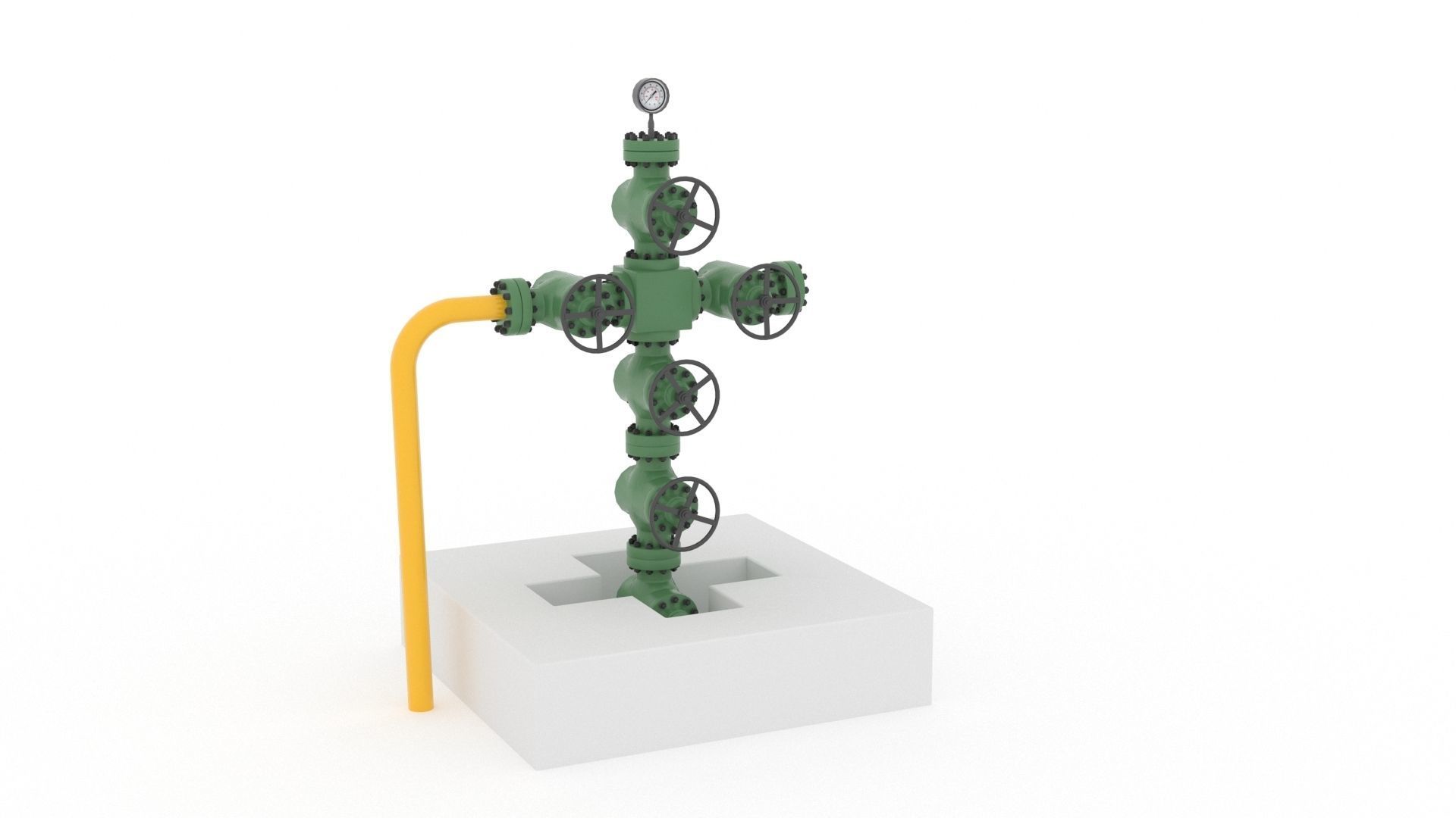 3D model Injection well VR / AR / low-poly | CGTrader