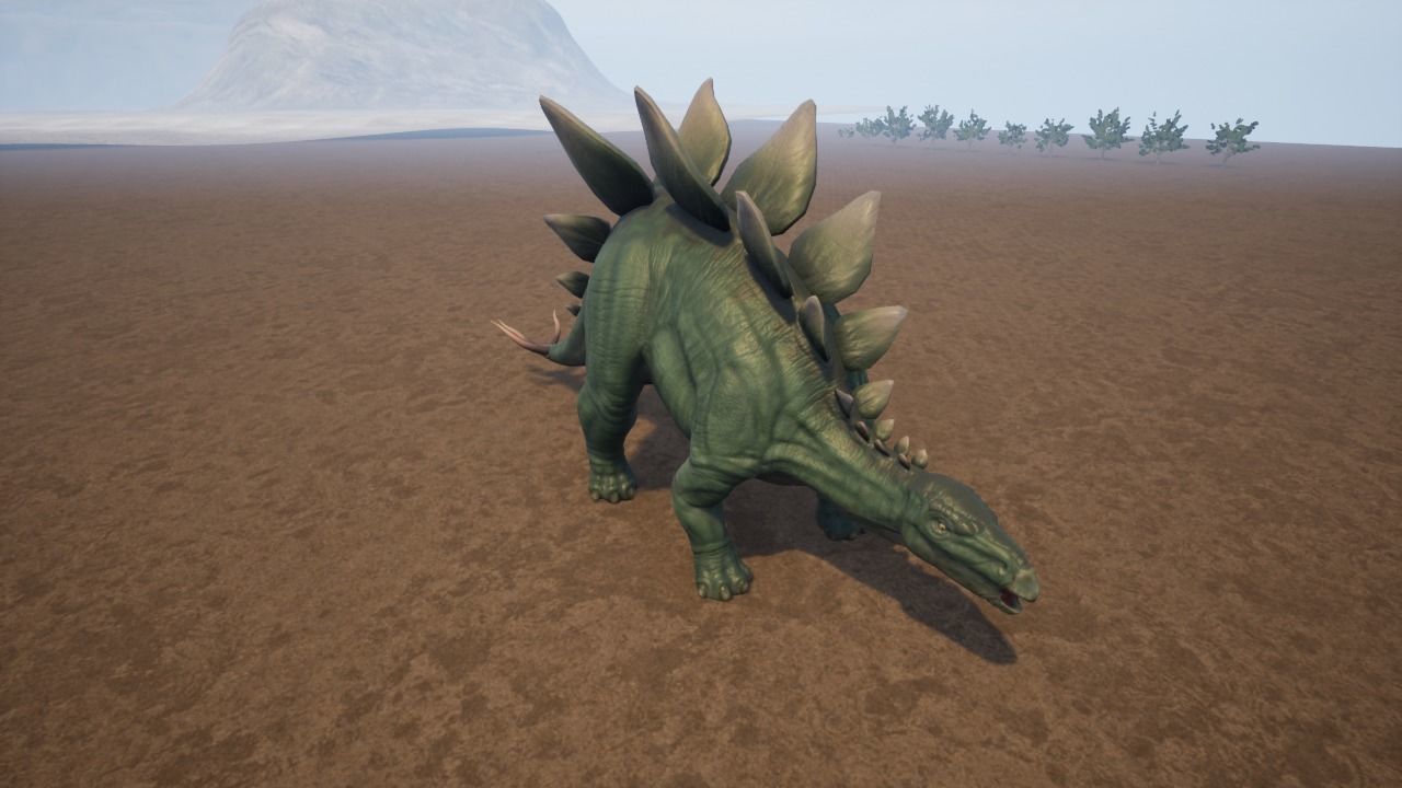 3D model 3D Stego dinosaur VR / AR / low-poly | CGTrader