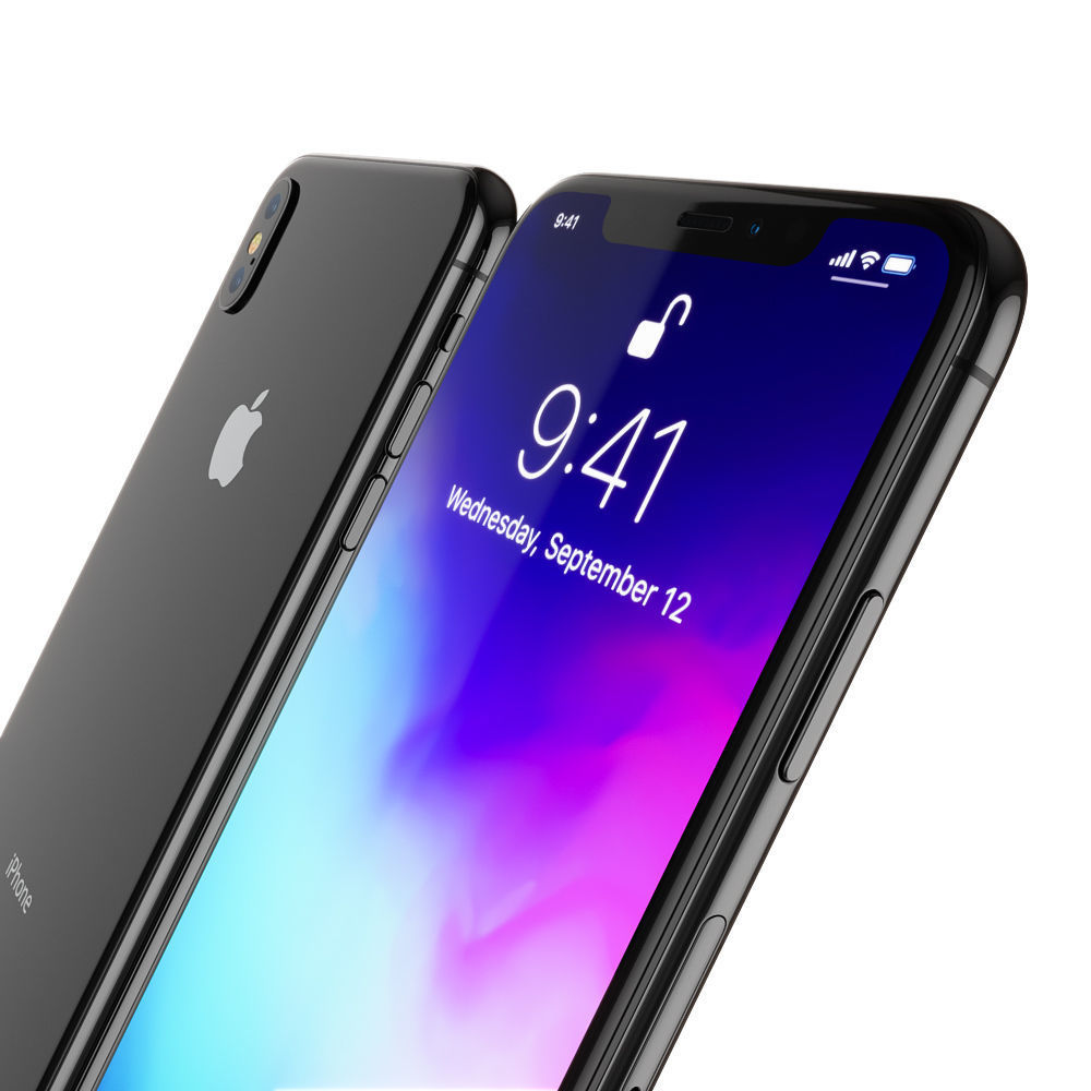 Apple iPhone XS MAX black 3D model | CGTrader