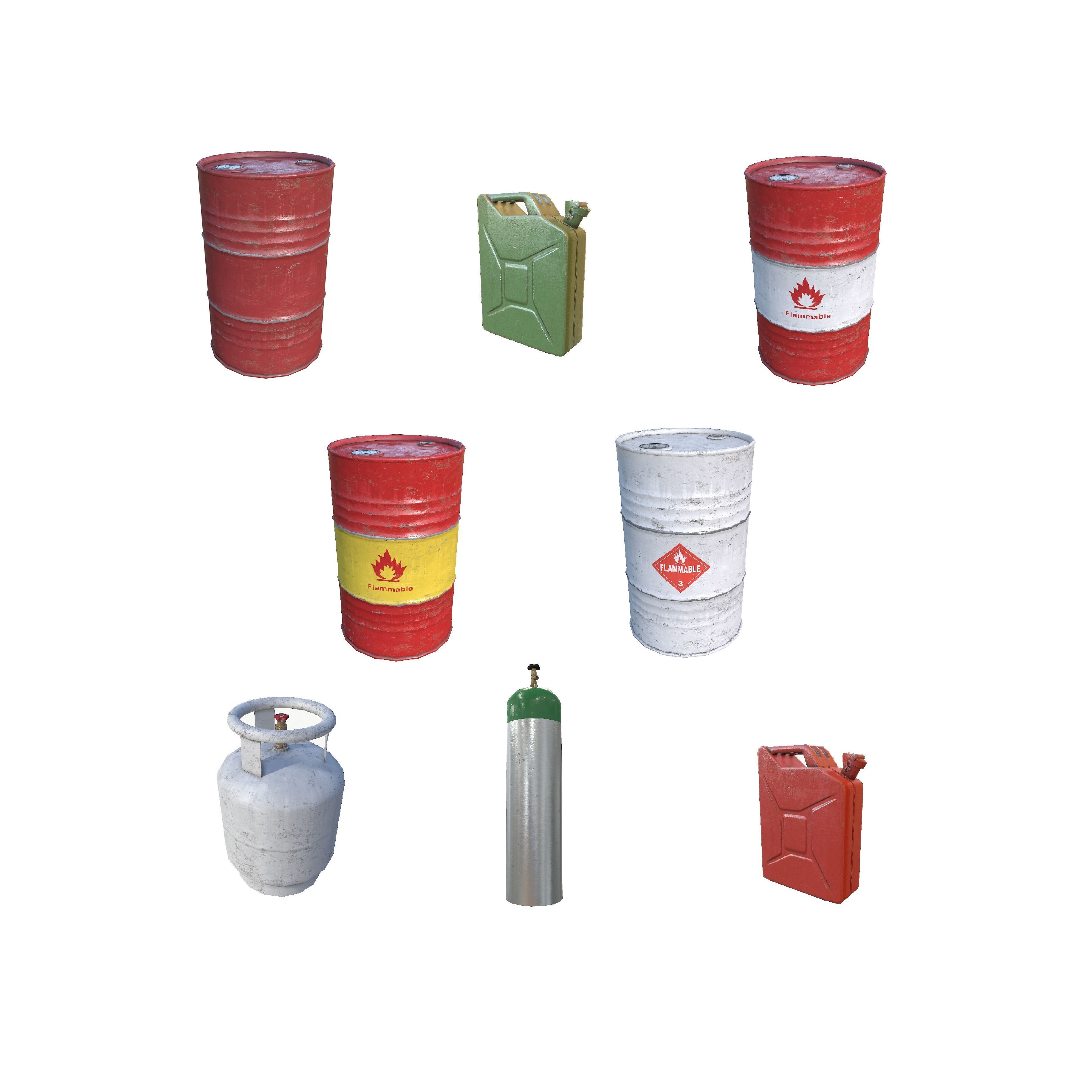 3D model Explosive props VR / AR / low-poly | CGTrader