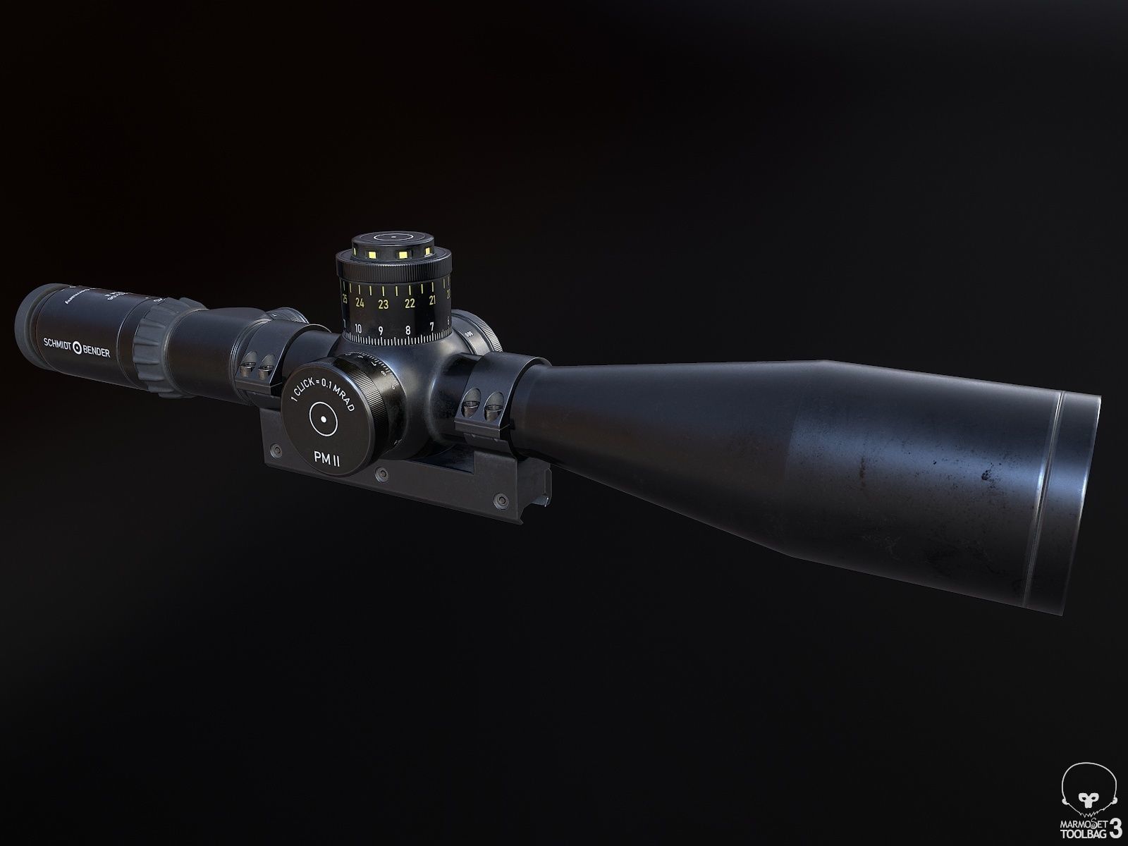 3D model Sniper Scope VR / AR / low-poly | CGTrader