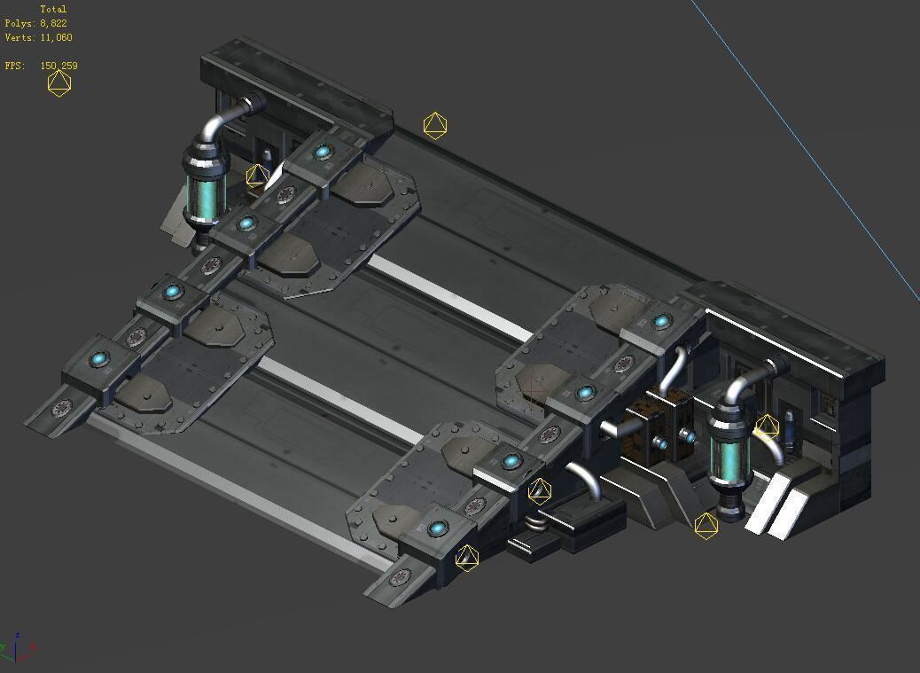Mechanical Building - Slope 02 3D model | CGTrader