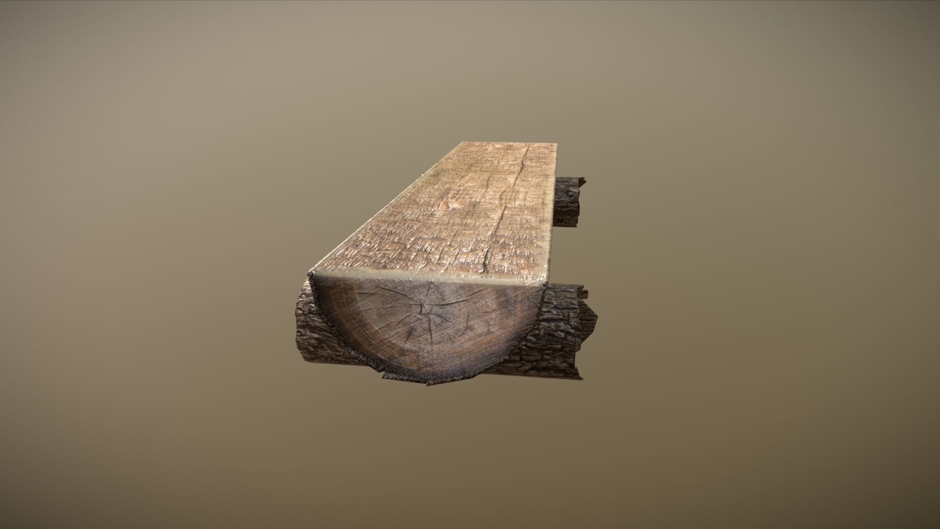 3D model Wood Tree Bench VR / AR / low-poly | CGTrader