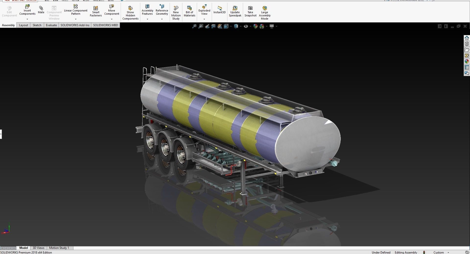 Fuel Tanker 35000L Deisal Tanker 3D model | CGTrader