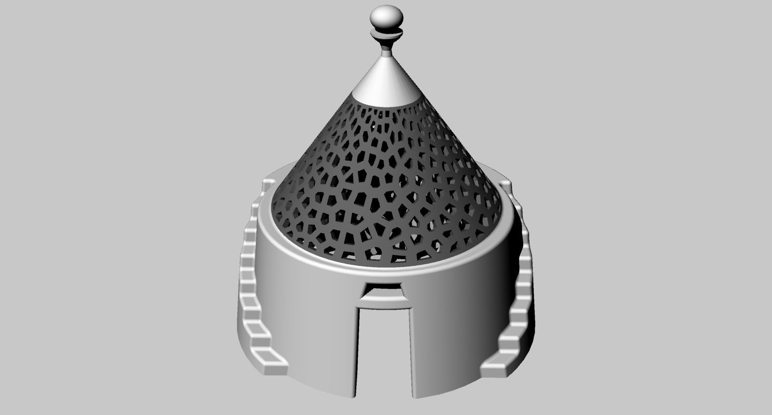 The Trullo - traditional Italian Apulian home 3D model 3D printable ...