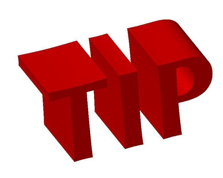TIP Word 3D model 3D printable | CGTrader