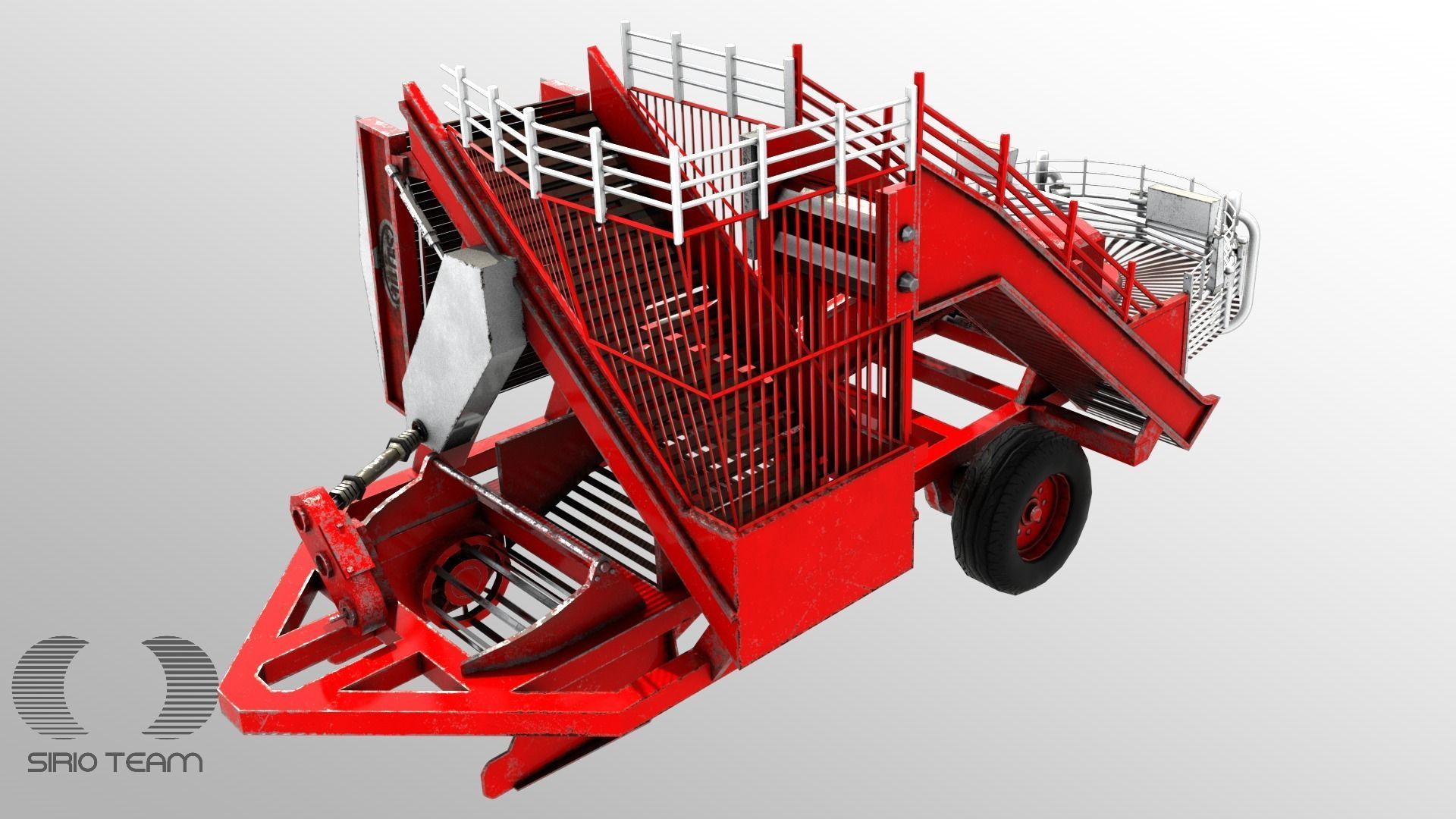 3D model Gilles R136 Loader VR / AR / low-poly | CGTrader