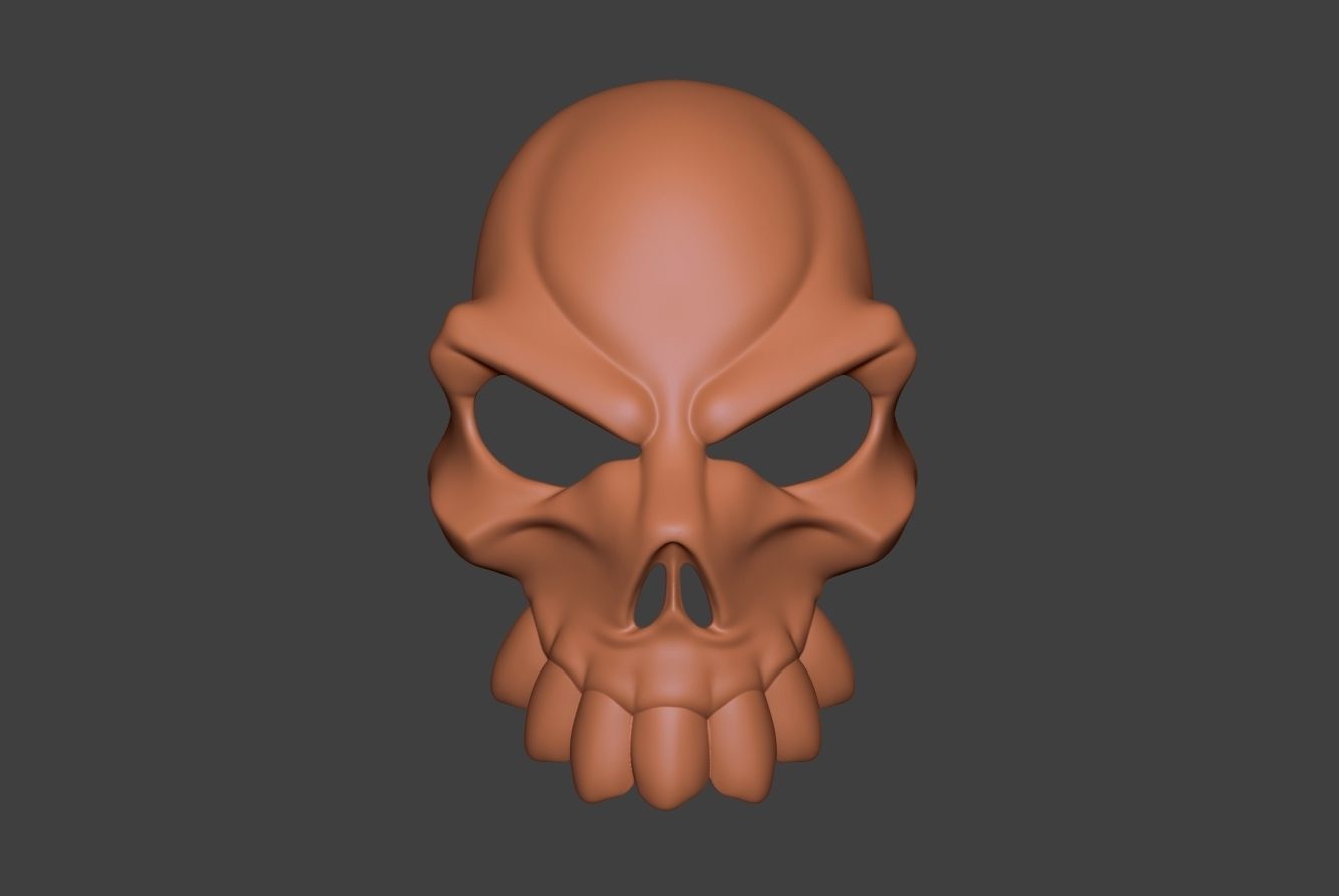 Skull Mask 3D model 3D printable | CGTrader
