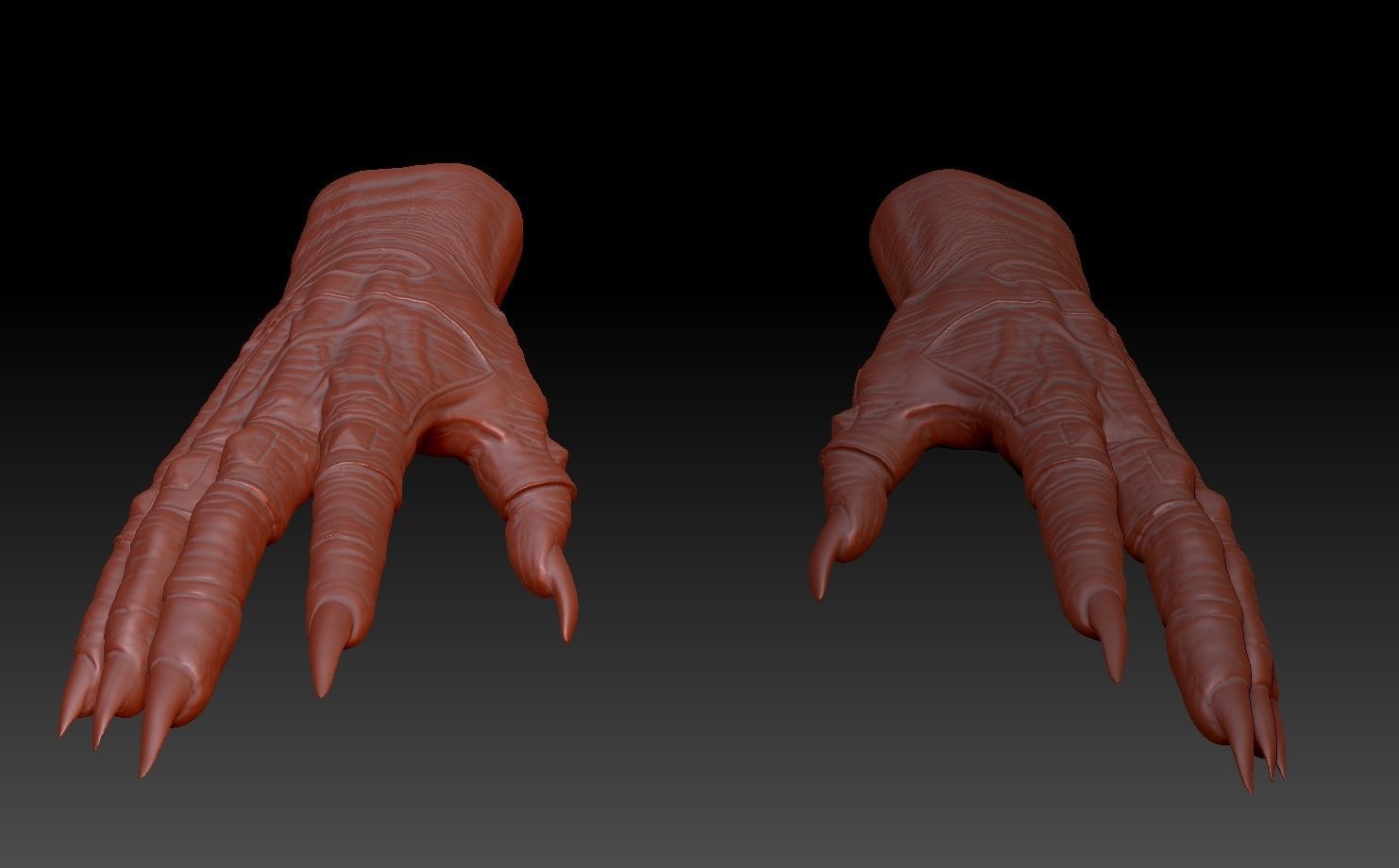 Predator inspired hands 3D model 3D printable | CGTrader