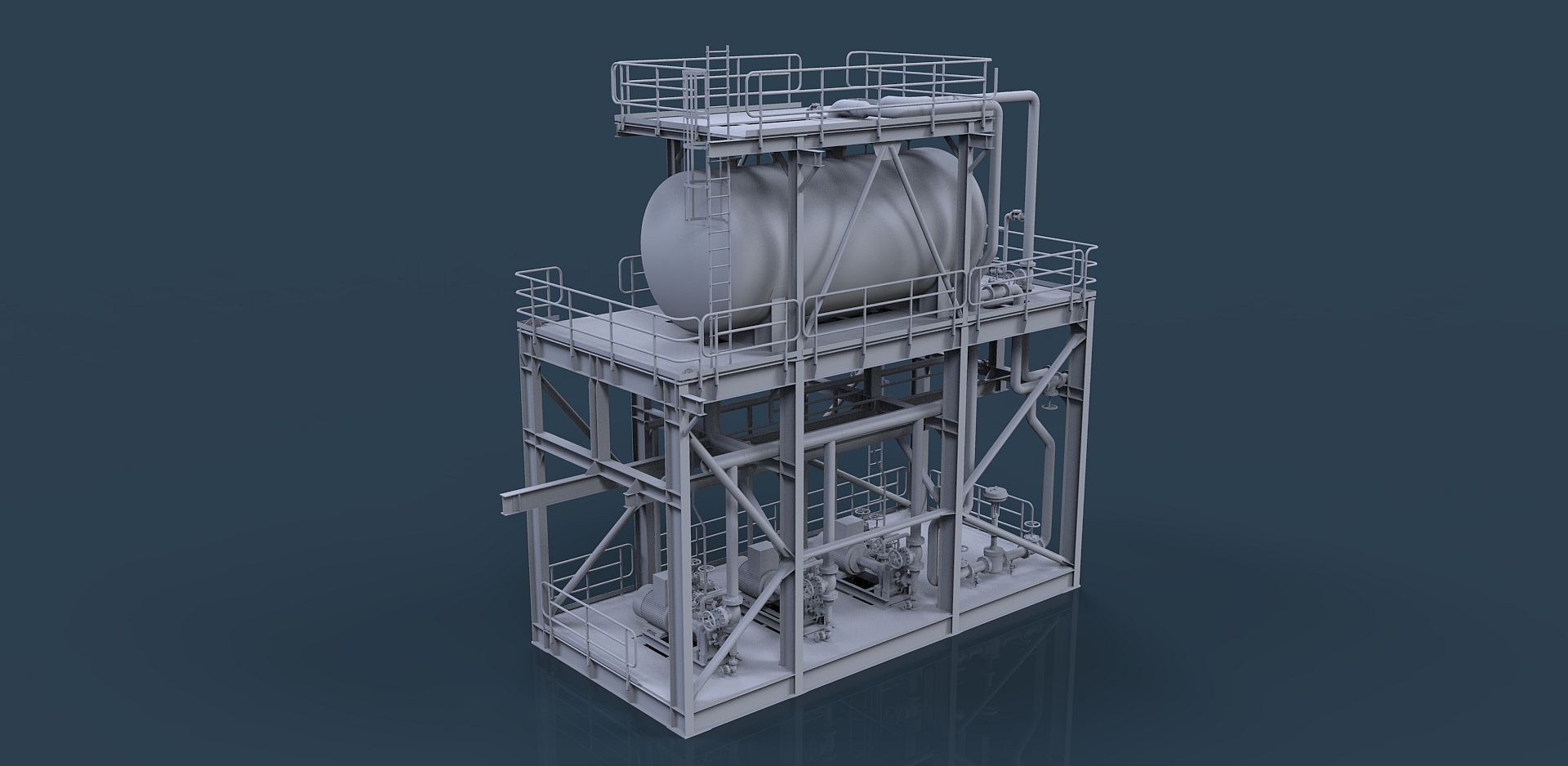 Condensate module free 3D model | CGTrader