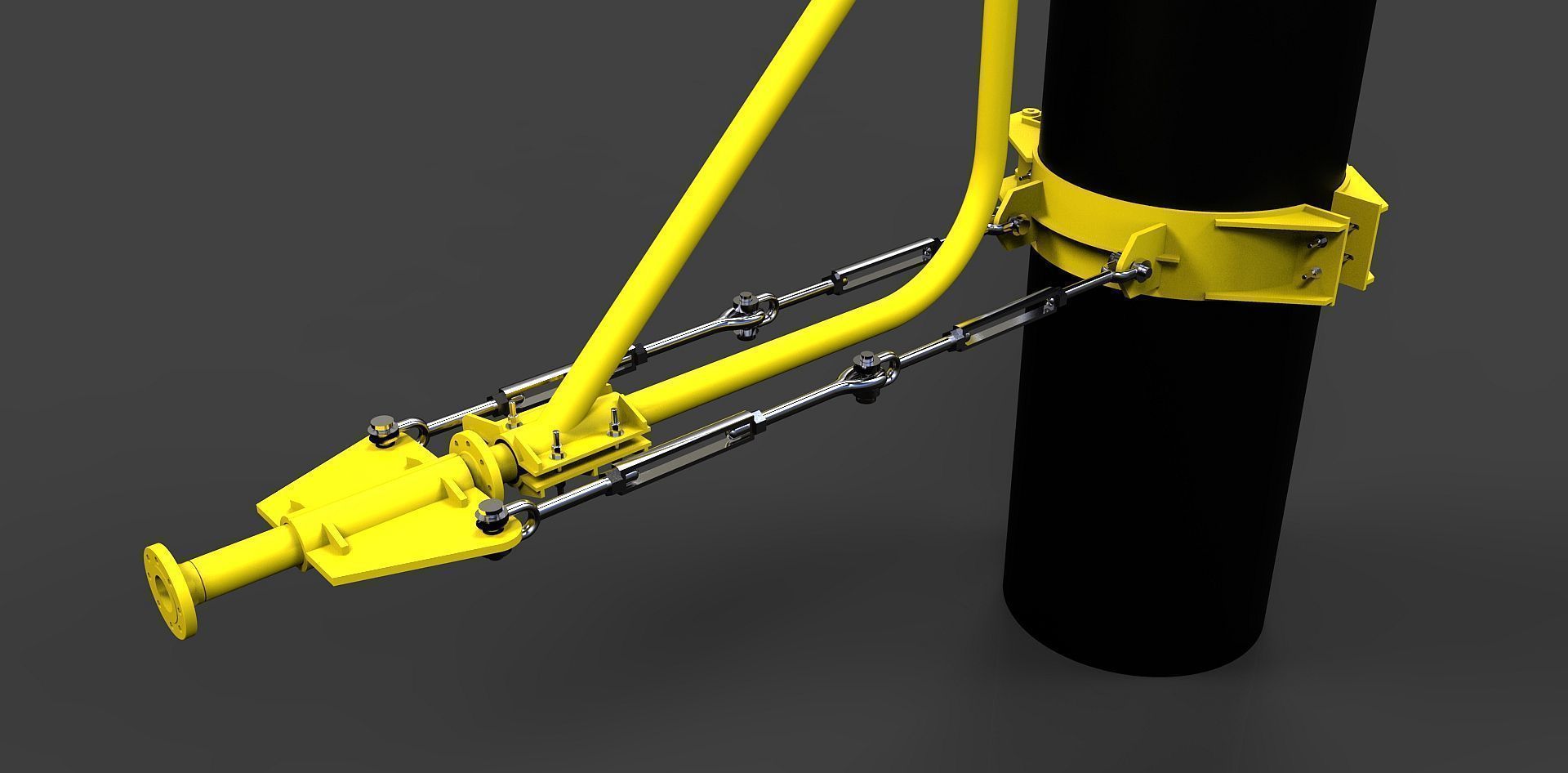 Riser clamp at mudslide free 3D model | CGTrader