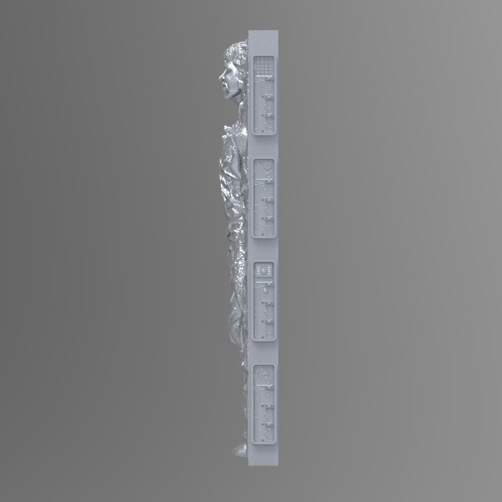 Han solo carbonite 3D model 3D printable | CGTrader