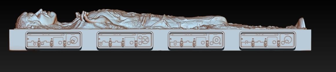 Han solo carbonite 3D model 3D printable | CGTrader