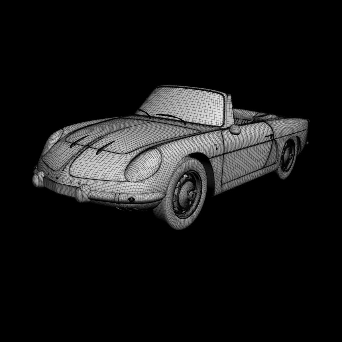 Renault Alpine A110 Convertible 3D model | CGTrader