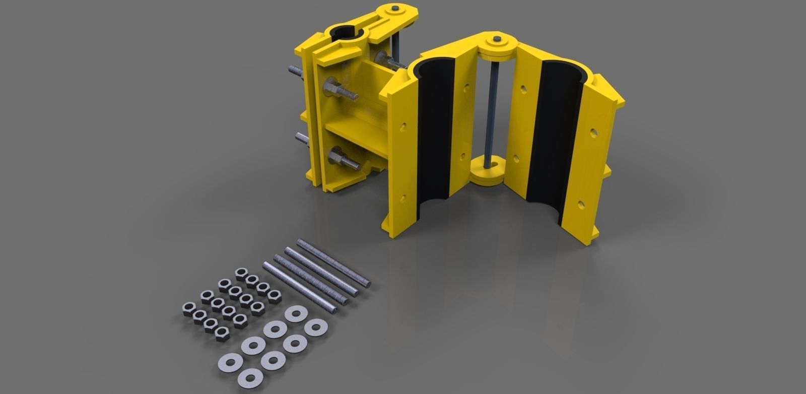 Double clamp free 3D model | CGTrader