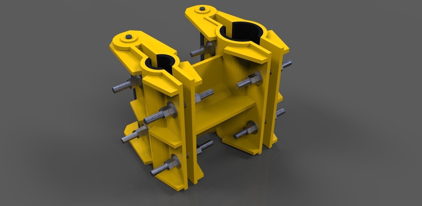 Double clamp free 3D model | CGTrader