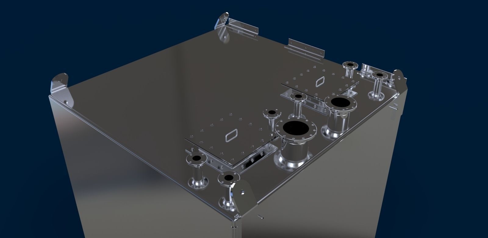 Chemical tanks module-a free 3D model | CGTrader