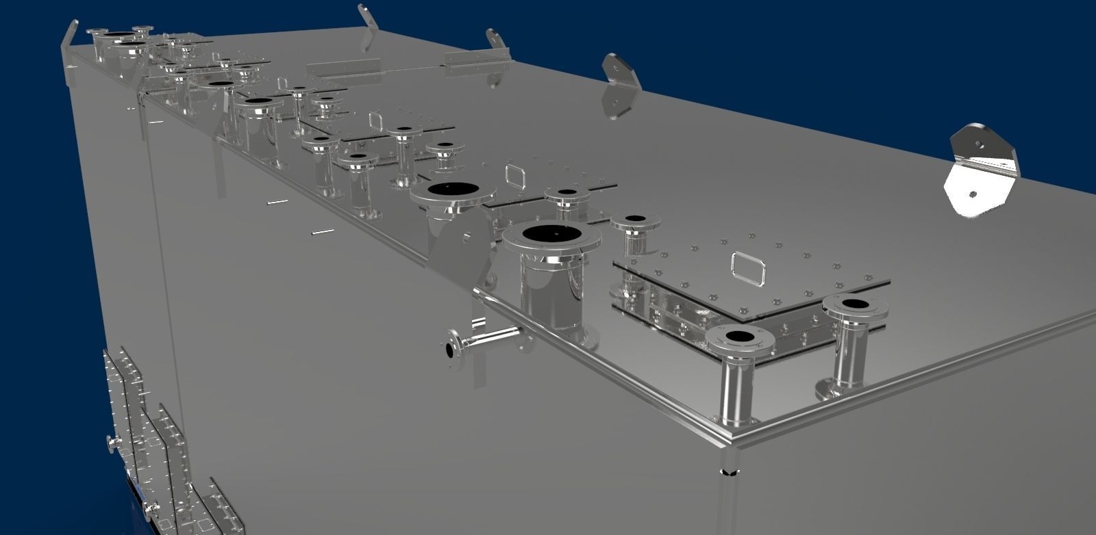 Chemical tanks module-a free 3D model | CGTrader