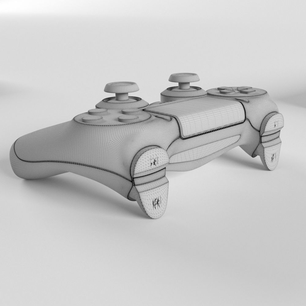 Sony PlayStation PS4 PRO DualShock Controller 3D model | CGTrader